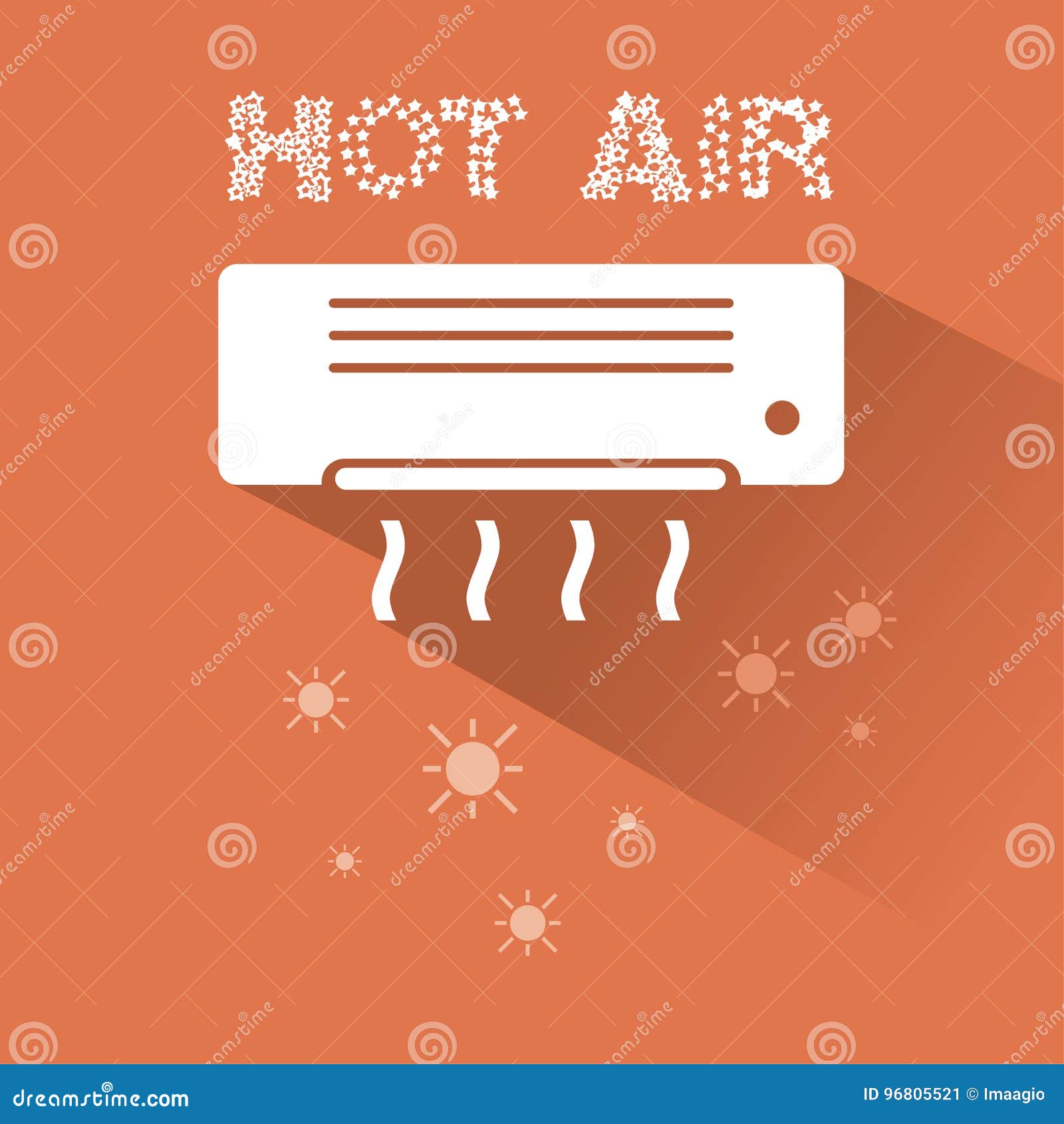 Air Conditioner Heating Icon Stock Vector - Illustration of control ...
