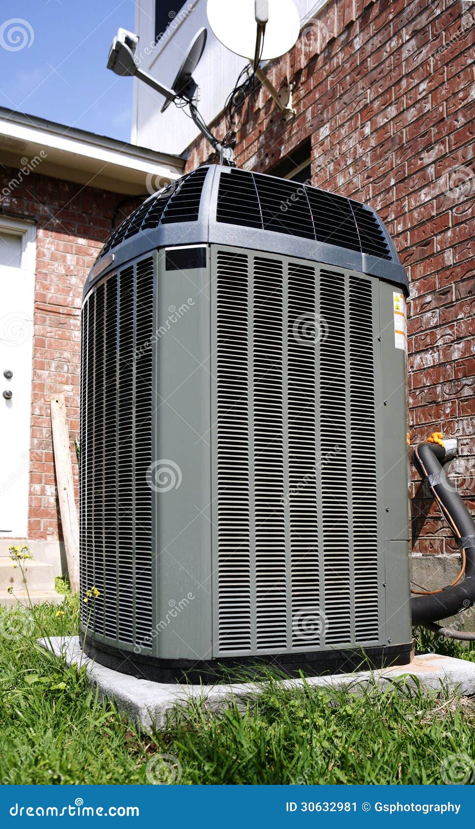 Air conditioner stock image. Image of comfort, metal - 30632981