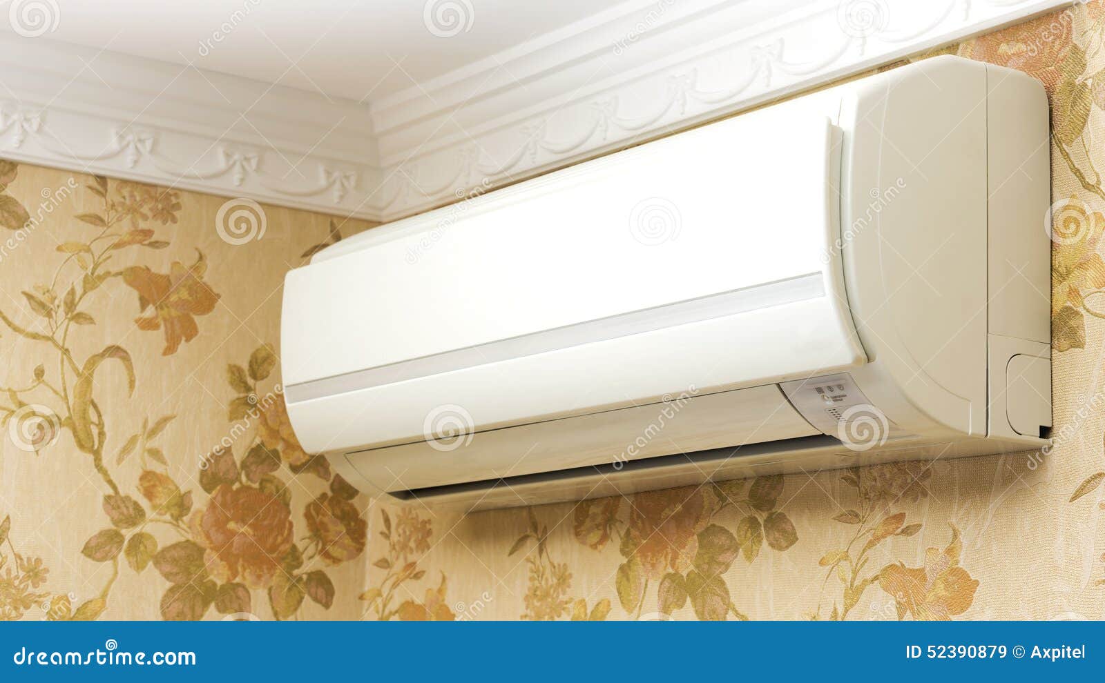 Air Conditioner in Home Interior Stock Image - Image of chill ...