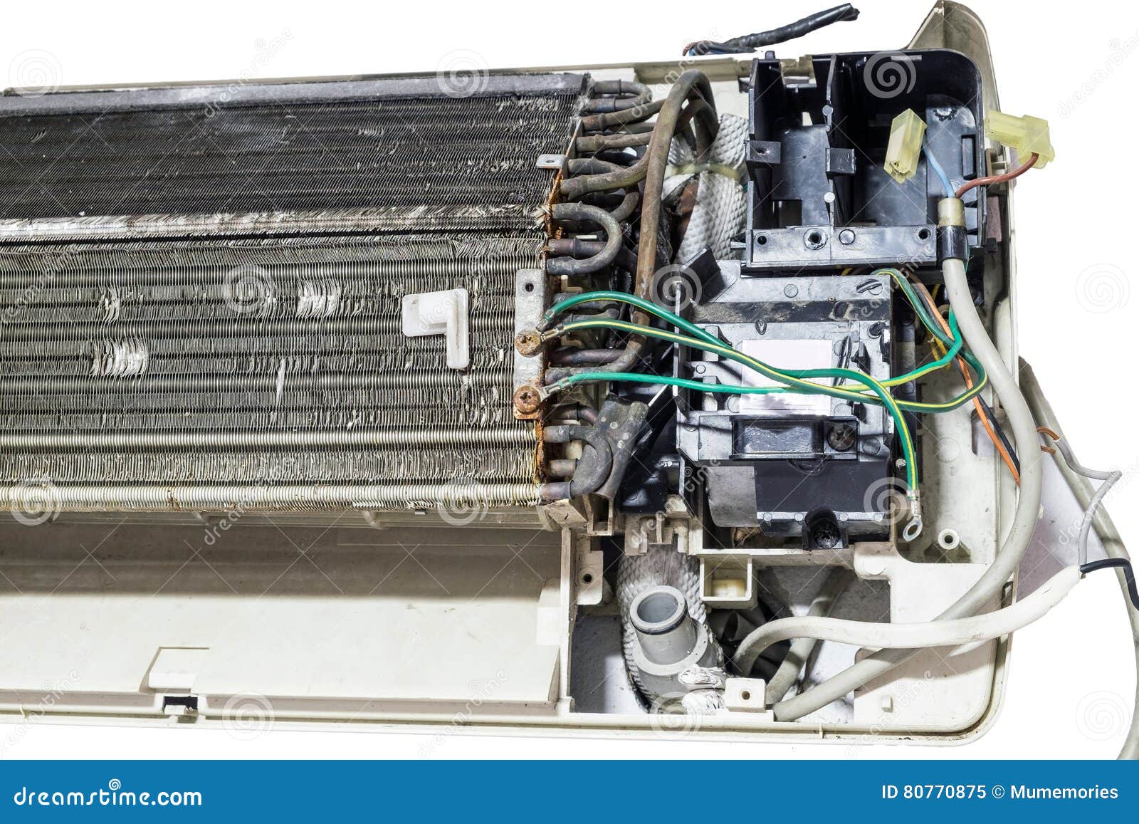 Air Conditioner Inside Circuit System Stock Image - Image of furnace ...