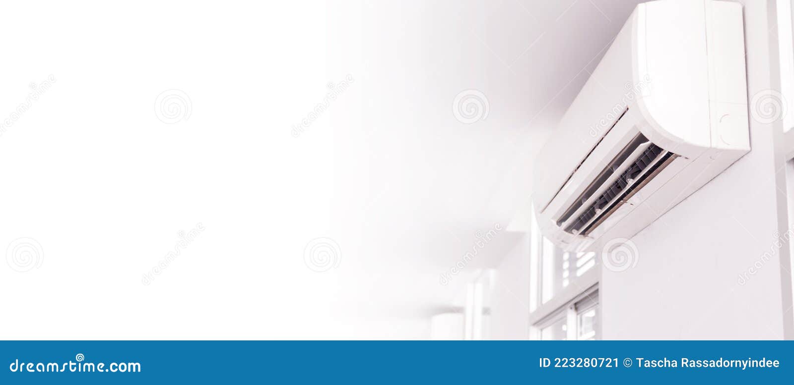Air Conditioner Inside the Room Stock Image - Image of heat ...