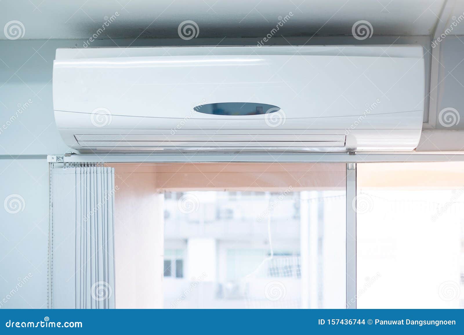 Air Conditioner Inside the Room of Office or House Stock Photo - Image ...