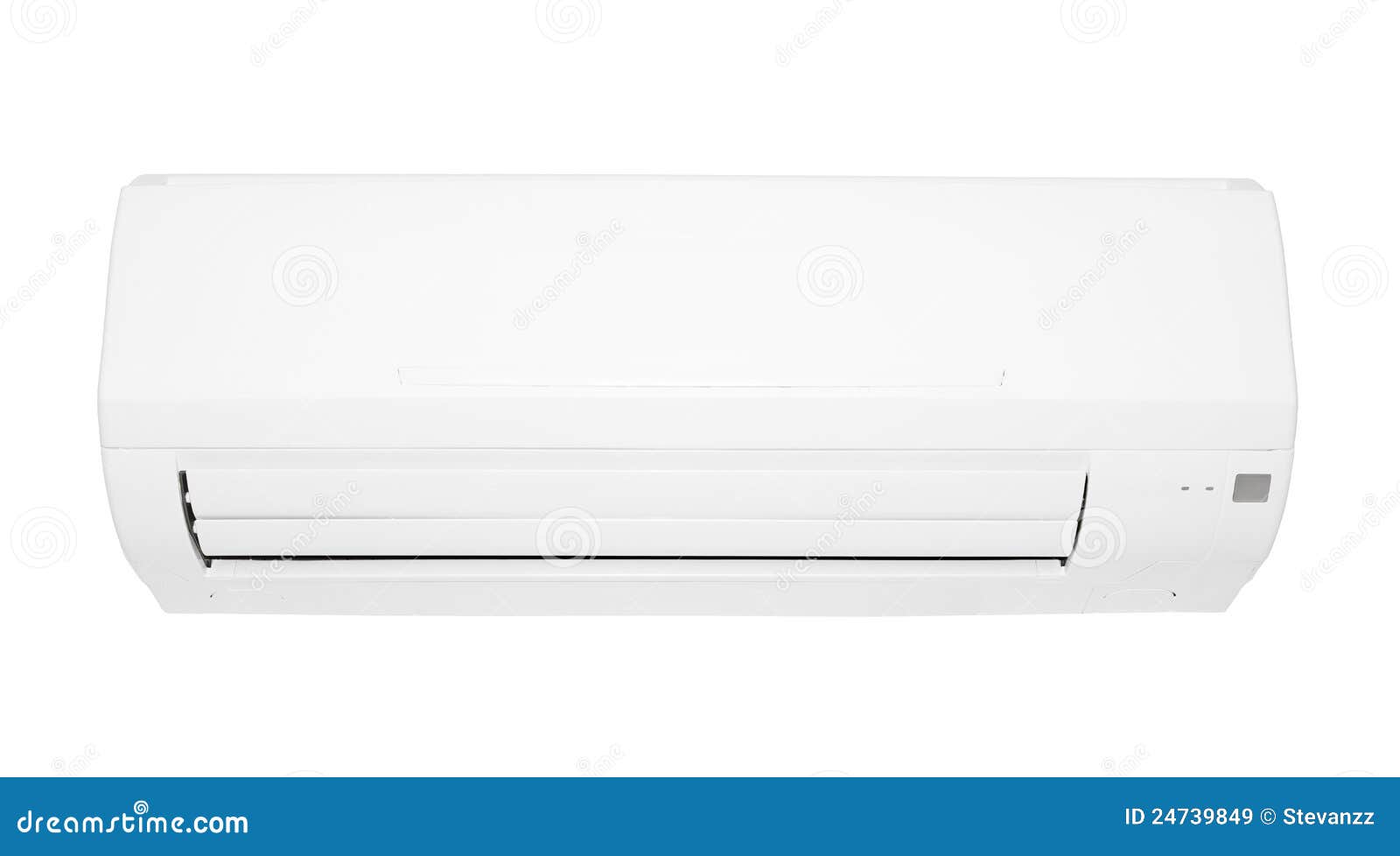 Air Conditioner Isolated on White Background Stock Image - Image of ...