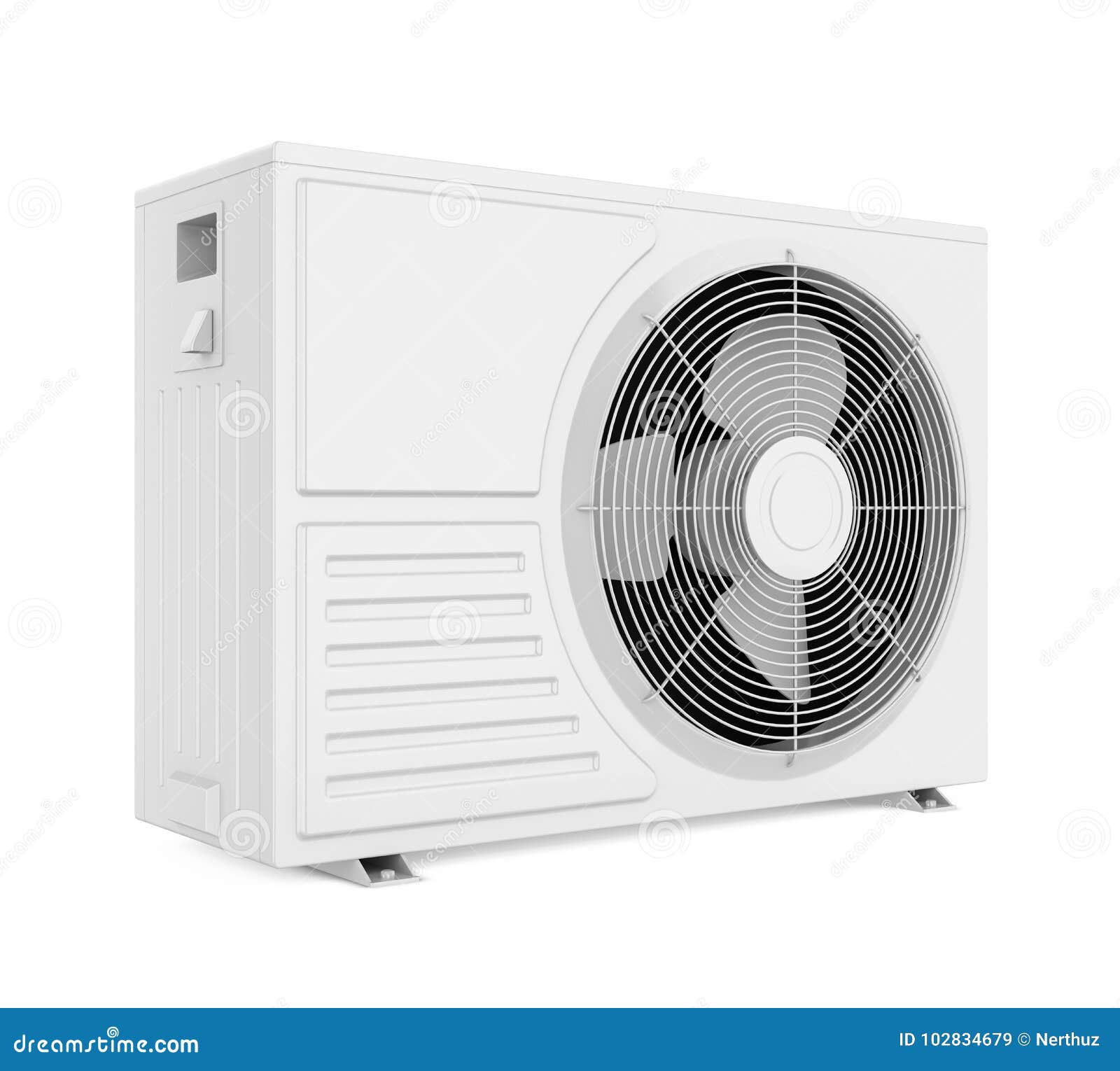 The Outdoor Unit Of The Chiller. Vector Illustration | CartoonDealer ...