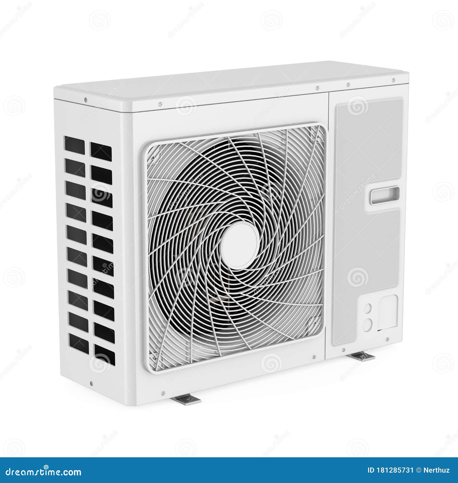 The Outdoor Unit Of The Chiller. Refrigerating Equipment Cartoon Vector ...