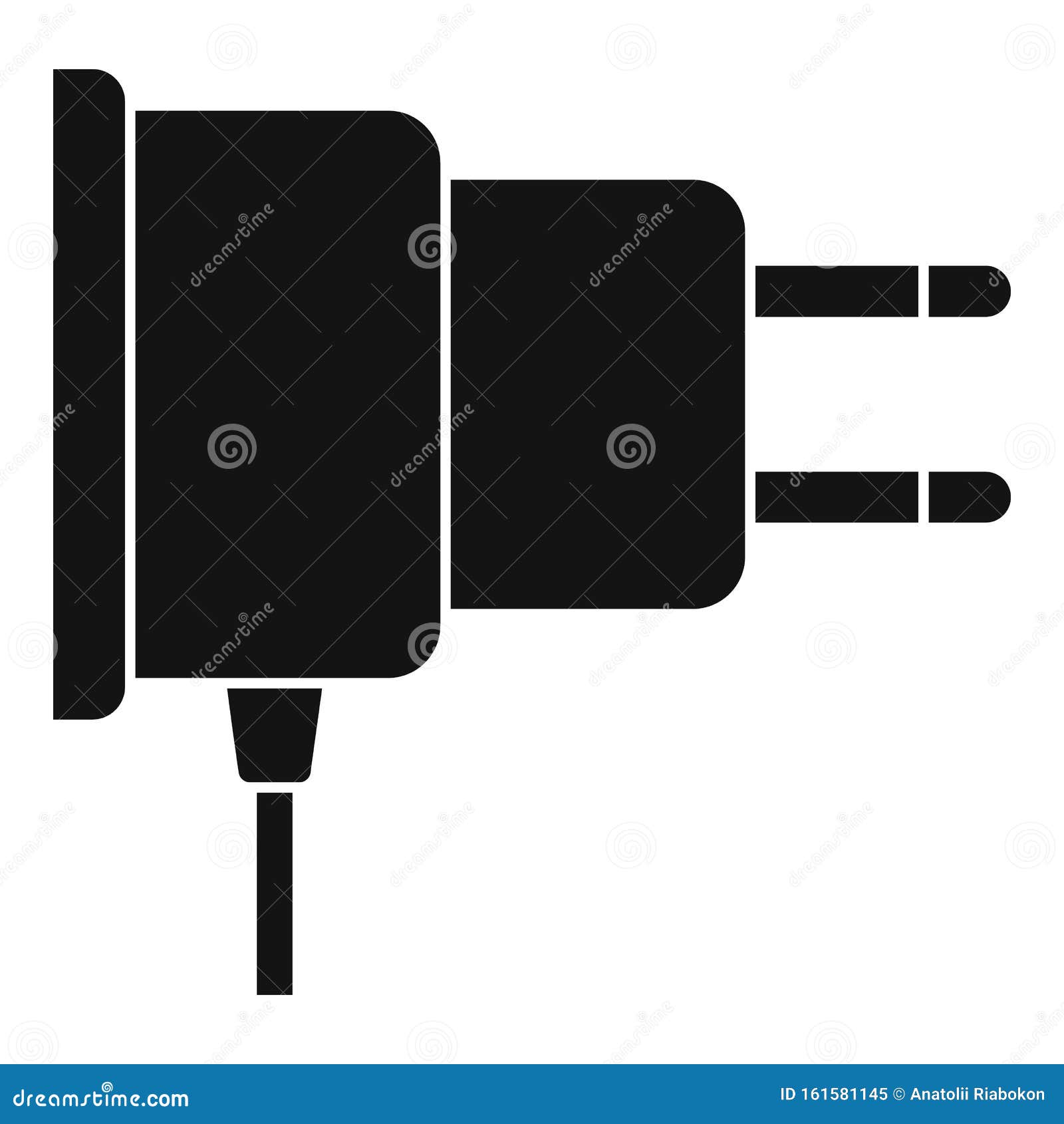 Air Conditioner Plug Icon, Simple Style Stock Vector - Illustration of ...