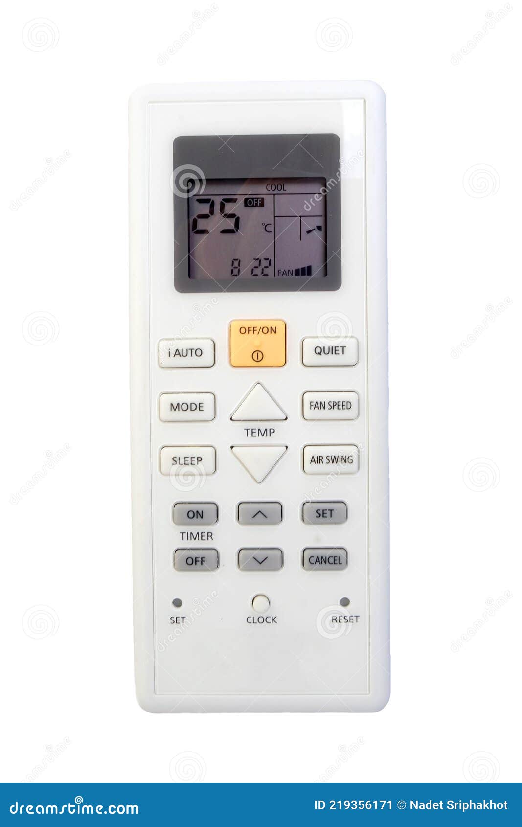 Air conditioner remote stock image. Image of comfortable - 219356171