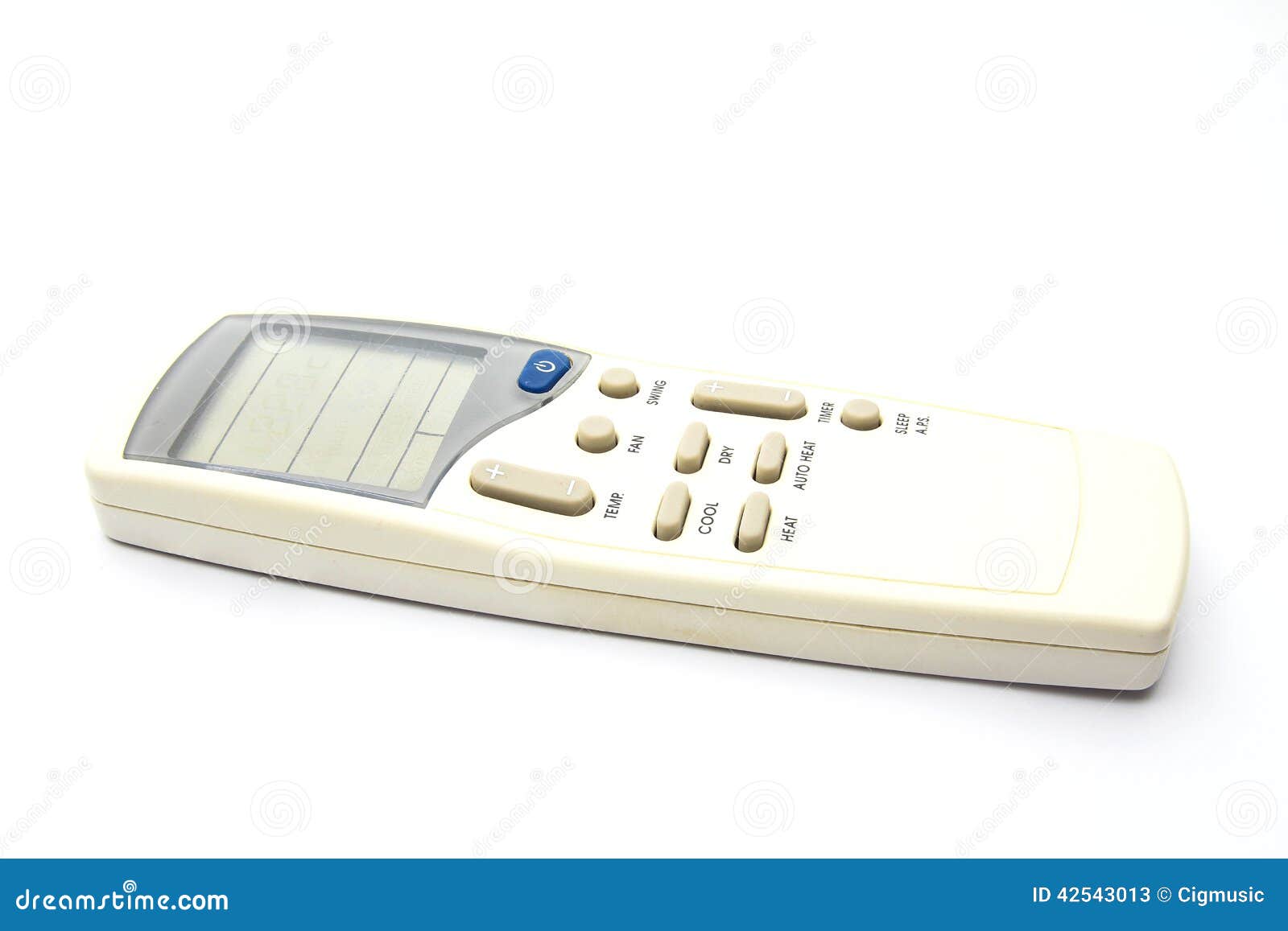 Air Conditioner Remote Control Stock Image - Image of keypad ...
