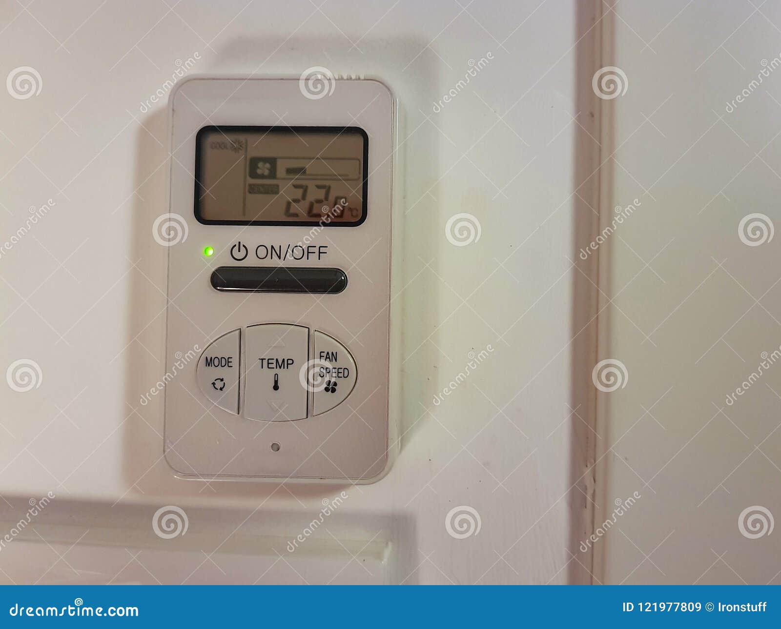 Air Conditioner Remote Control Stock Image - Image of remote, control ...