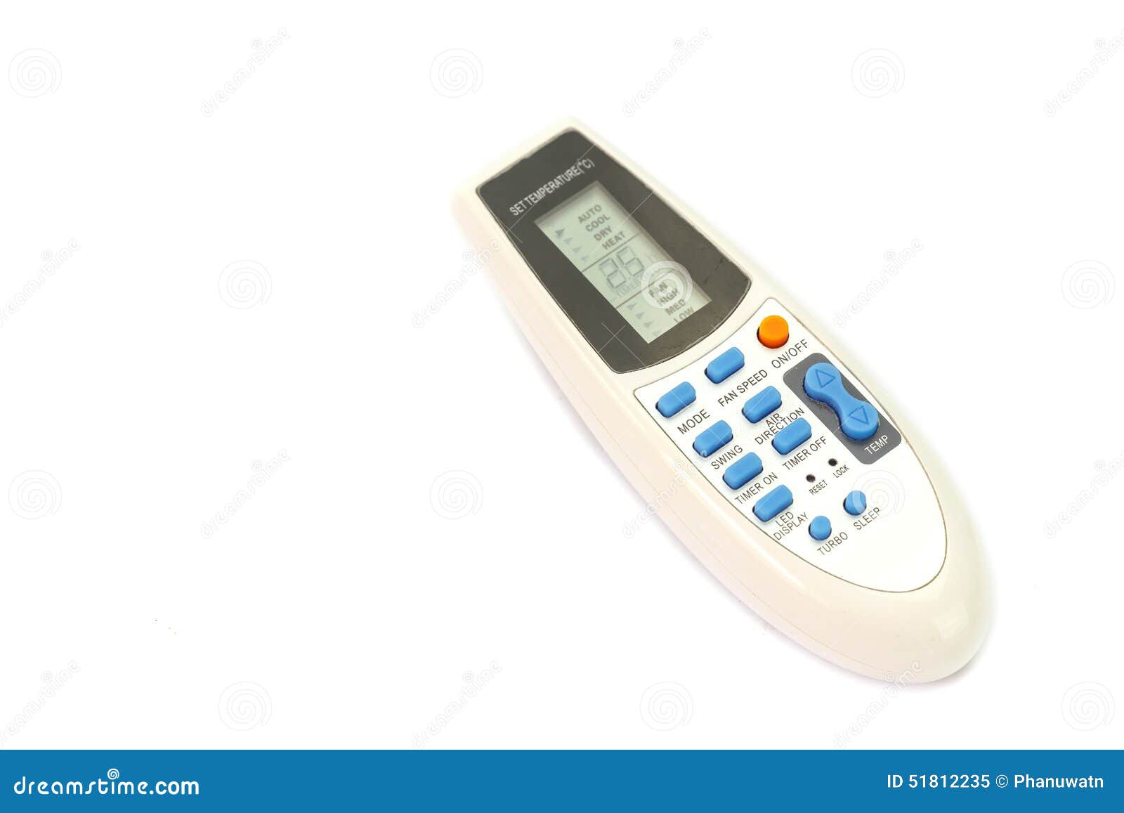 Air Conditioner Remote Control Stock Image - Image of cool, appliance ...