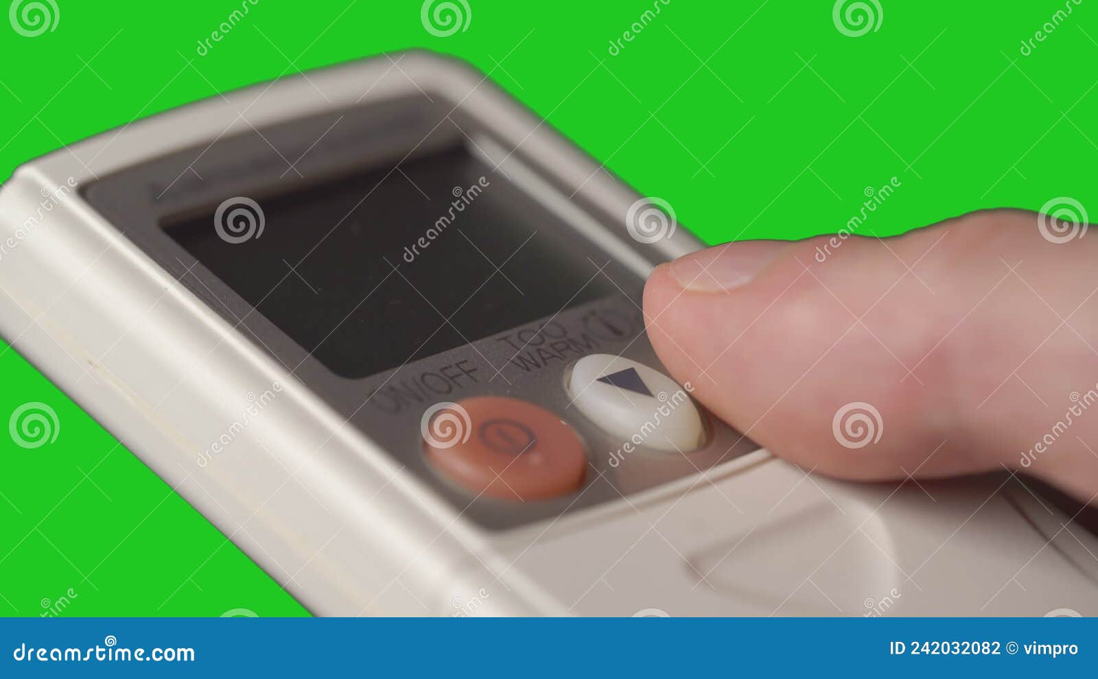 Air Conditioner Remote Controller. AC Infrared Climate Control Stock ...