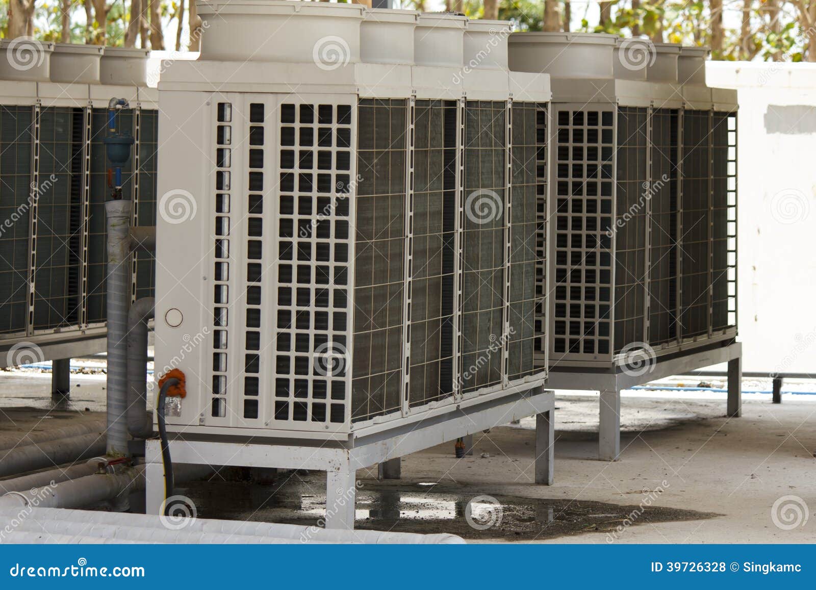 Air conditioner. stock photo. Image of isolated, cold - 39726328