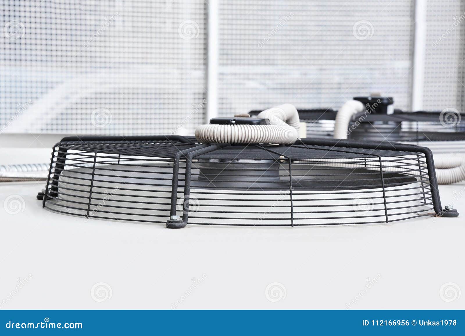 Air Conditioner System Grid Stock Photo - Image of industrial ...