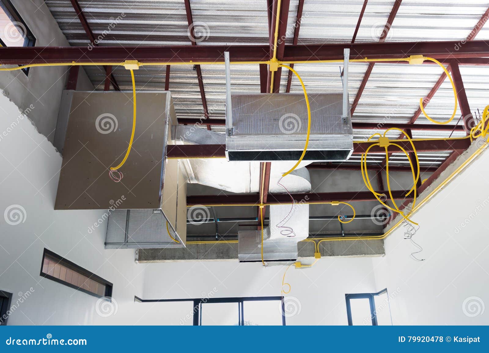 Air conditioner system stock photo. Image of interior - 79920478