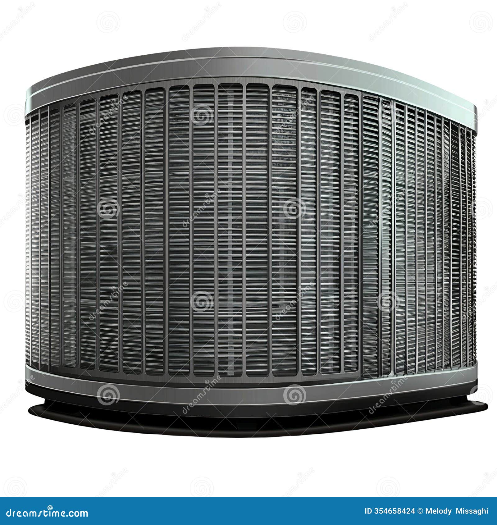 Air Conditioner Unit - Isolated on White Background Stock Photo - Image ...