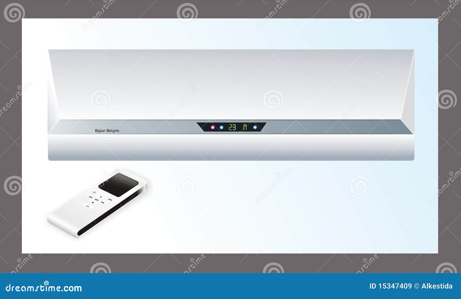 Air conditioner vector stock vector. Illustration of conditioner - 15347409