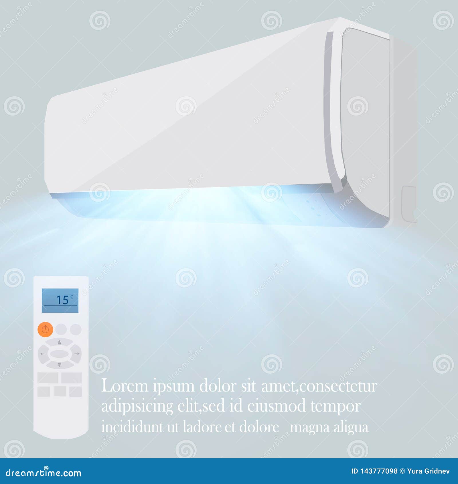 Car Air Conditioner Vector Illustration Set, Cartoon Flat Human Hand ...