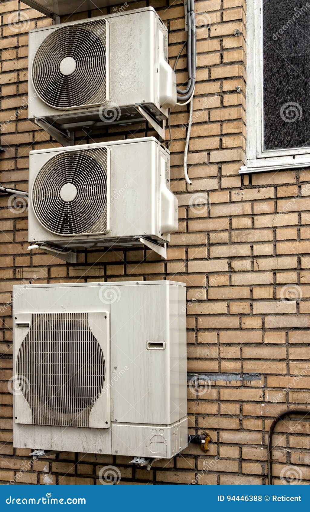 Air conditioners stock photo. Image of conditioner, appliance - 94446388