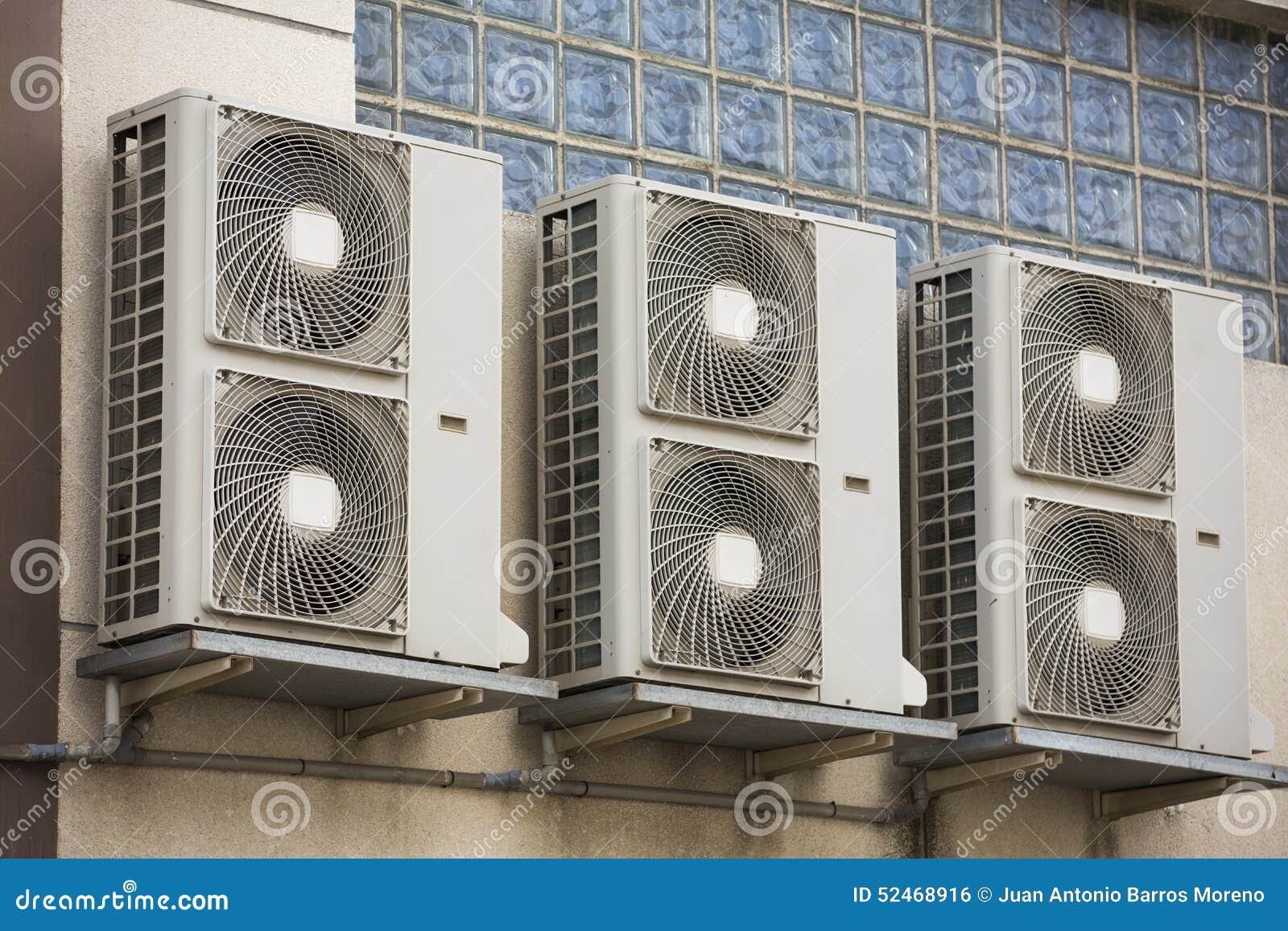 Air Conditioning Compressor Stock Photo - Image of motor, propeller ...