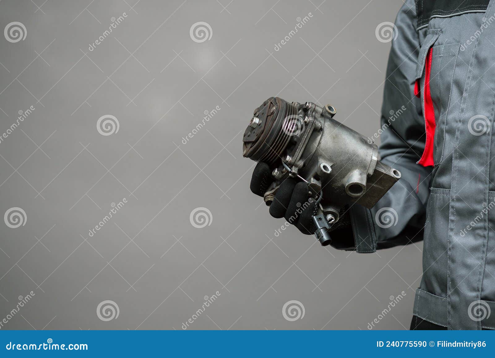 Air Conditioning Compressor Stock Photo - Image of choose, broken ...
