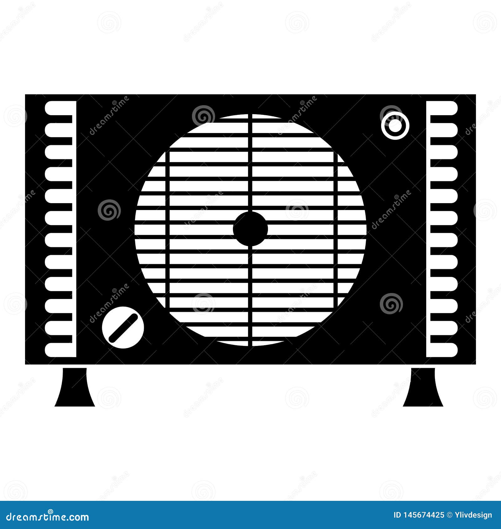Air Conditioning Compressor Icon, Simple Style Stock Vector ...