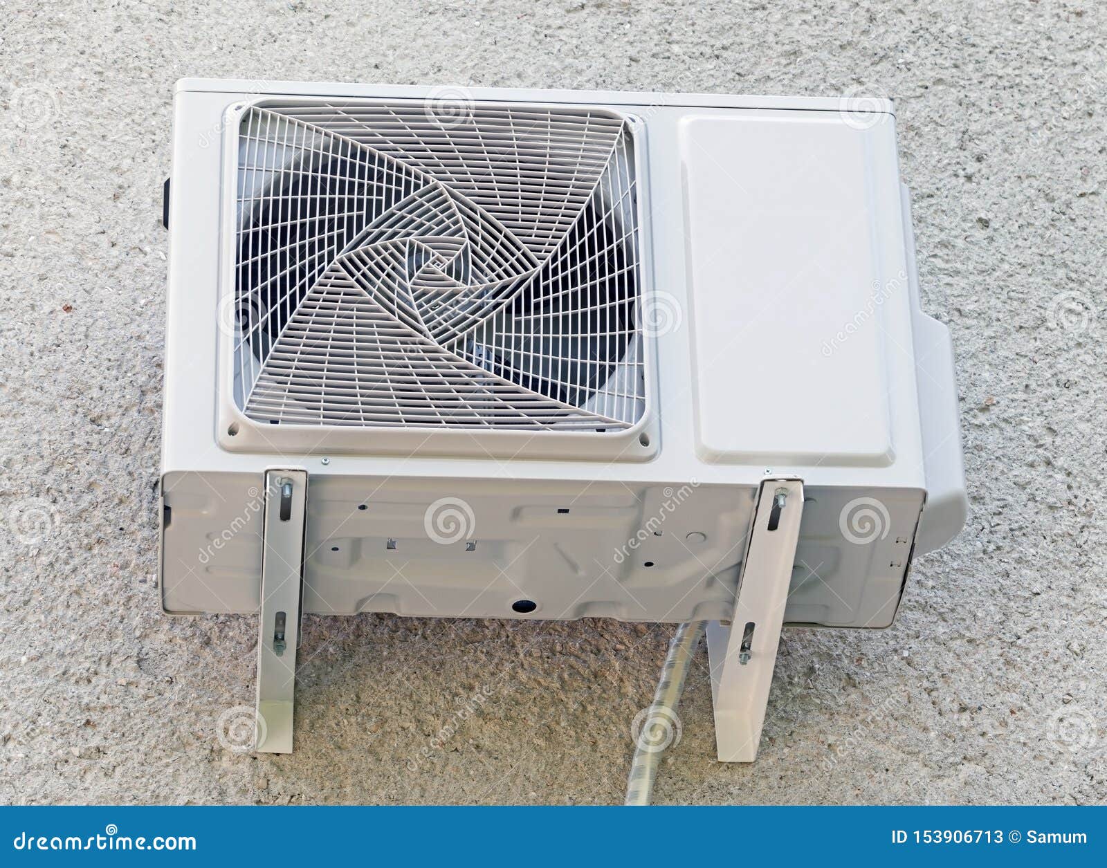 Air Conditioning Compressor Stock Image - Image of home, equipment ...