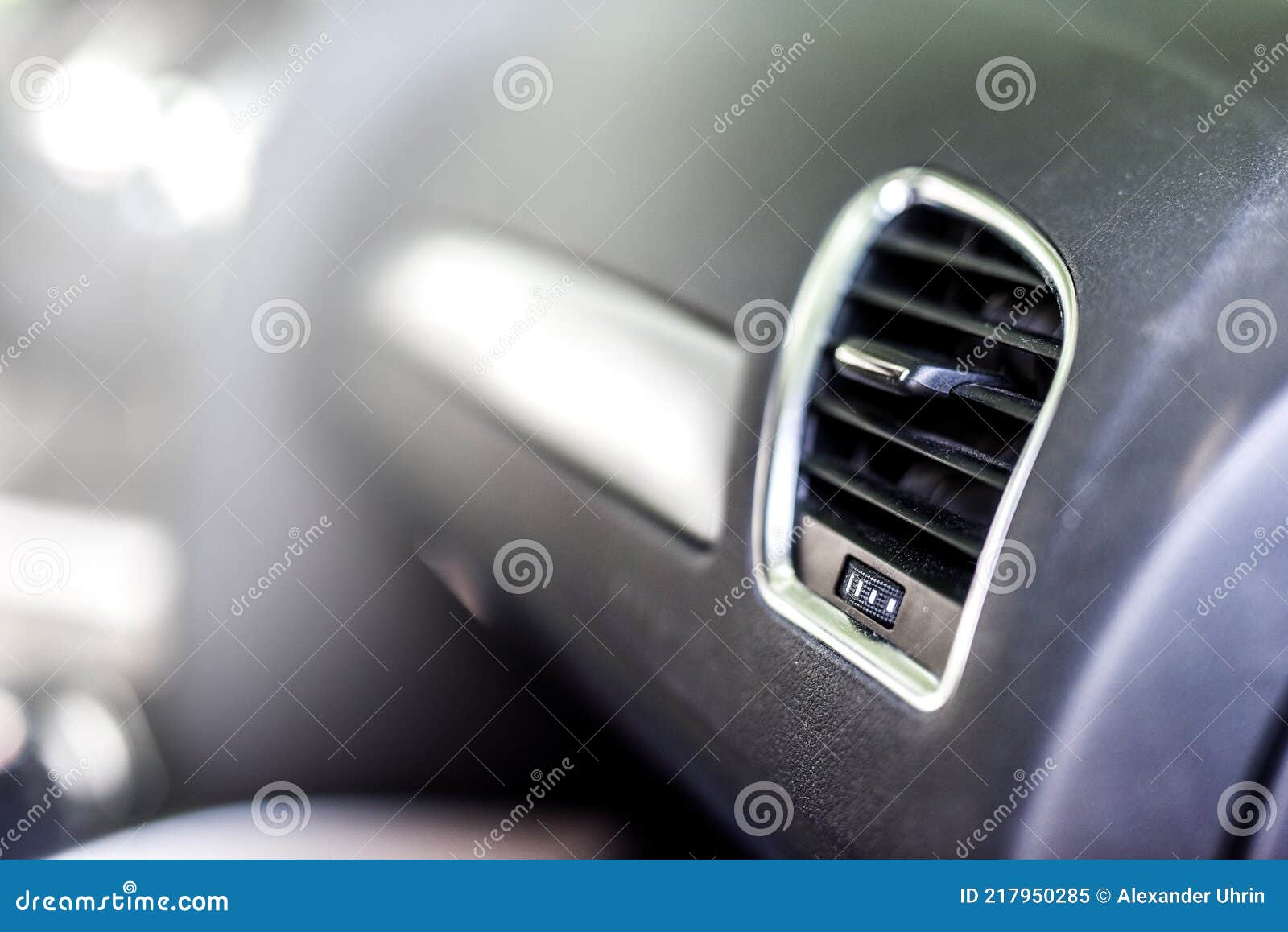 Air Conditioning Control Panel in Car. Stock Image - Image of heat ...