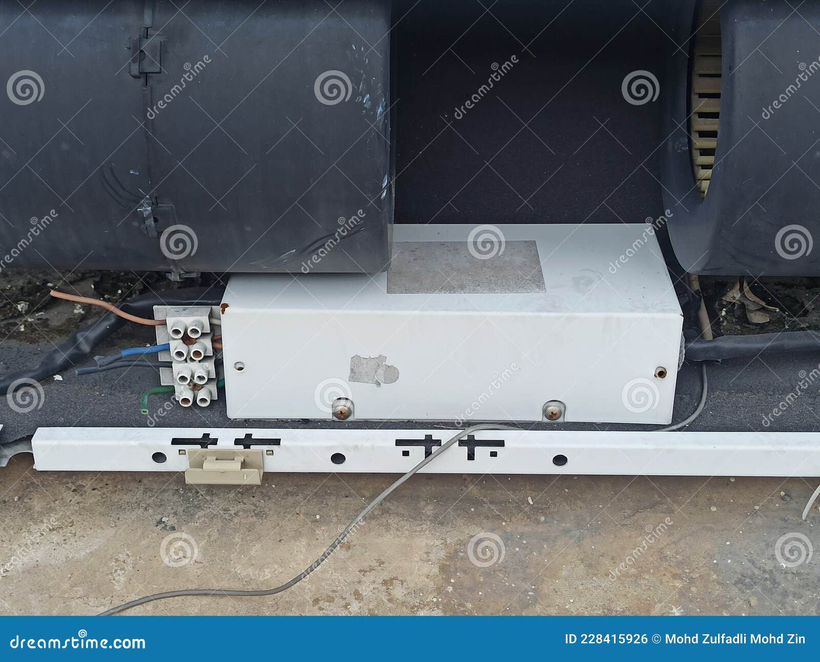 Air Conditioning Control Panel at Home Stock Photo - Image of panel ...