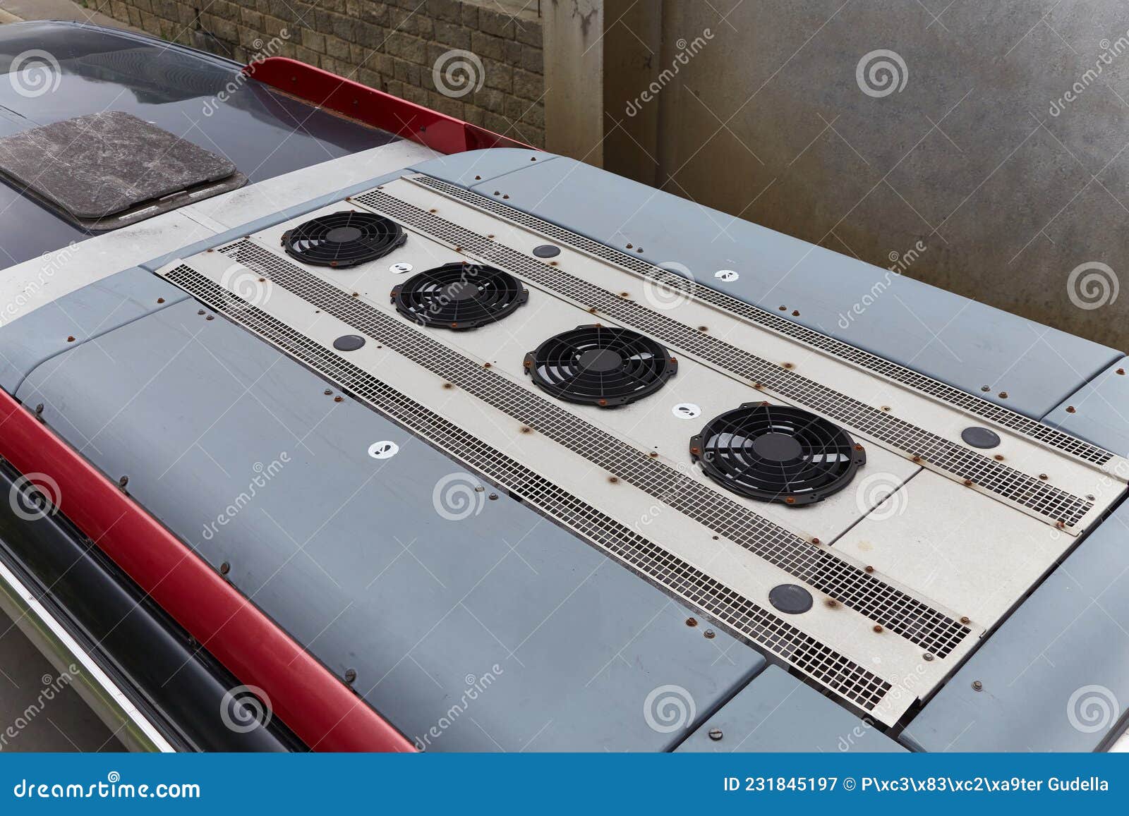 Bus Air-conditioning System Stock Image - Image of drive, system: 231845197