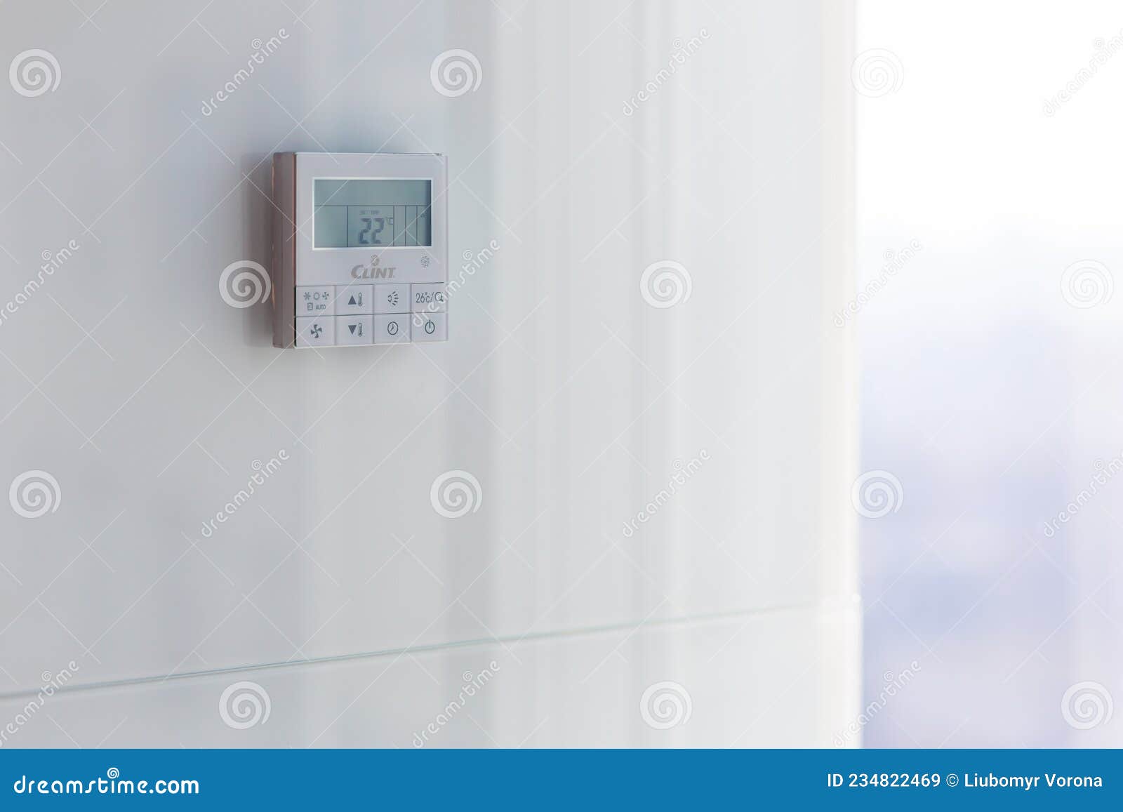 The Air Conditioning and Heating Control Panel for the Apartment and ...