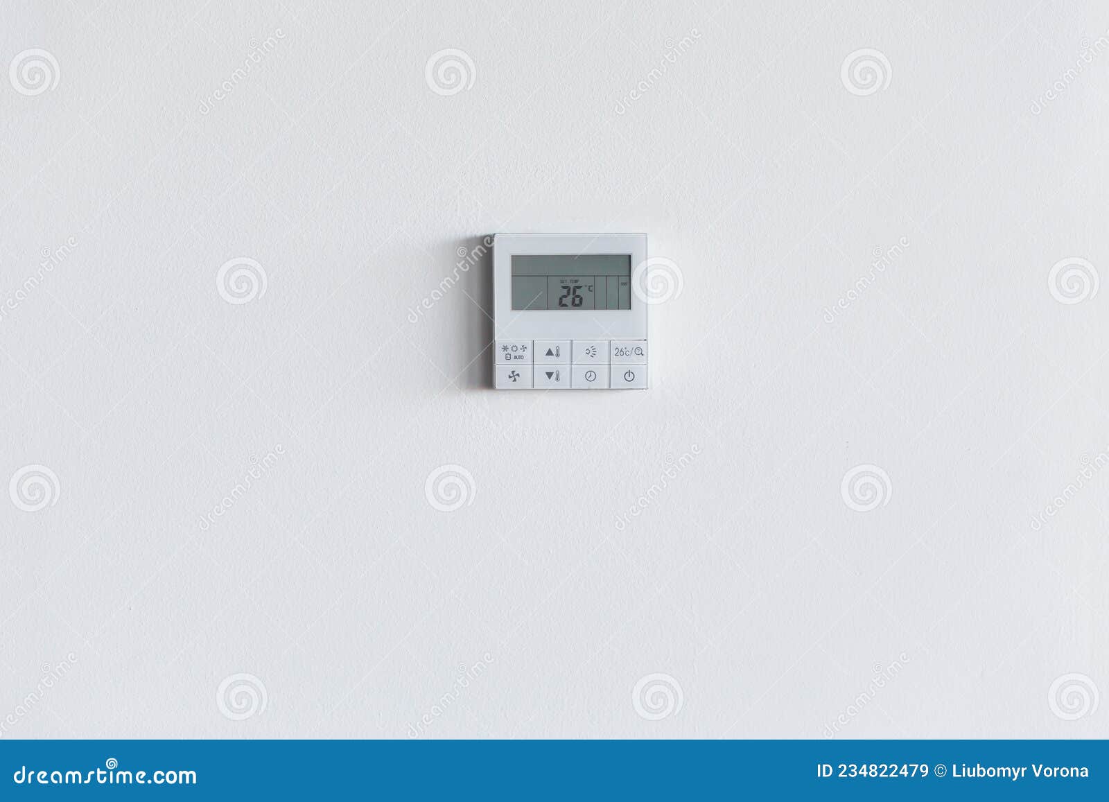 The Air Conditioning and Heating Control Panel for the Apartment and ...