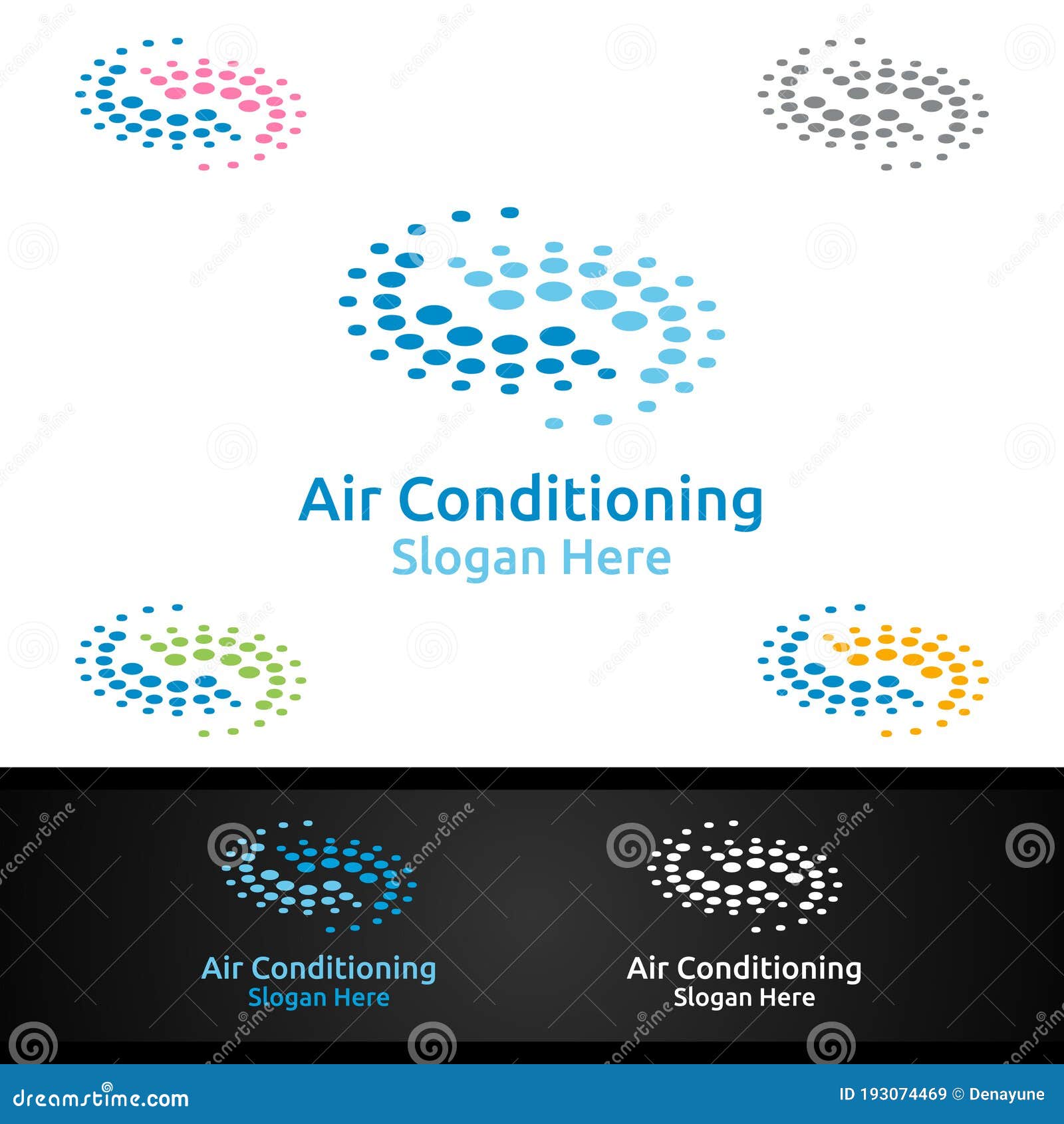 Air Conditioning and Heating Services Logo Stock Vector - Illustration ...