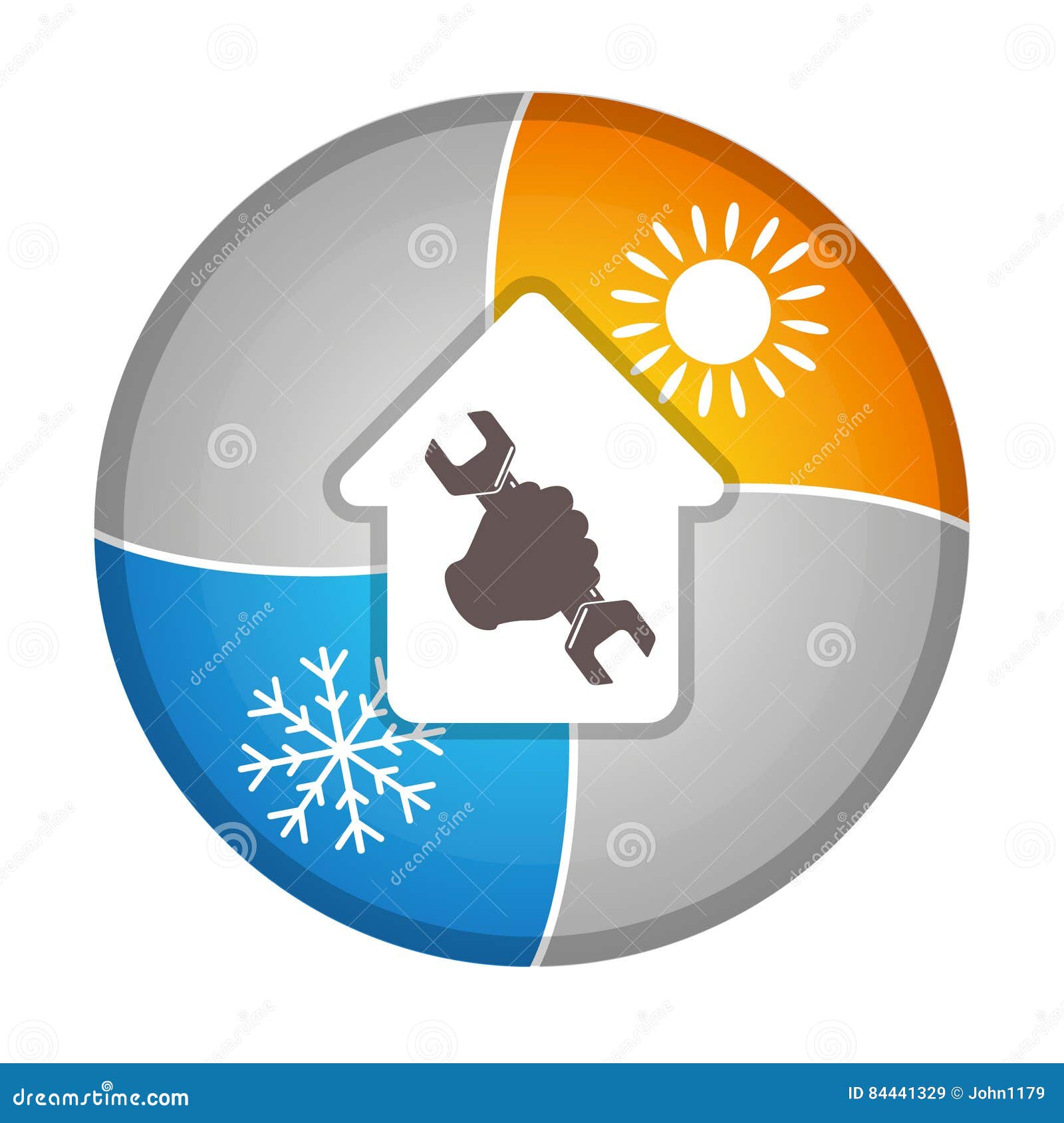 Air Conditioning for Home Service Stock Vector - Illustration of design ...