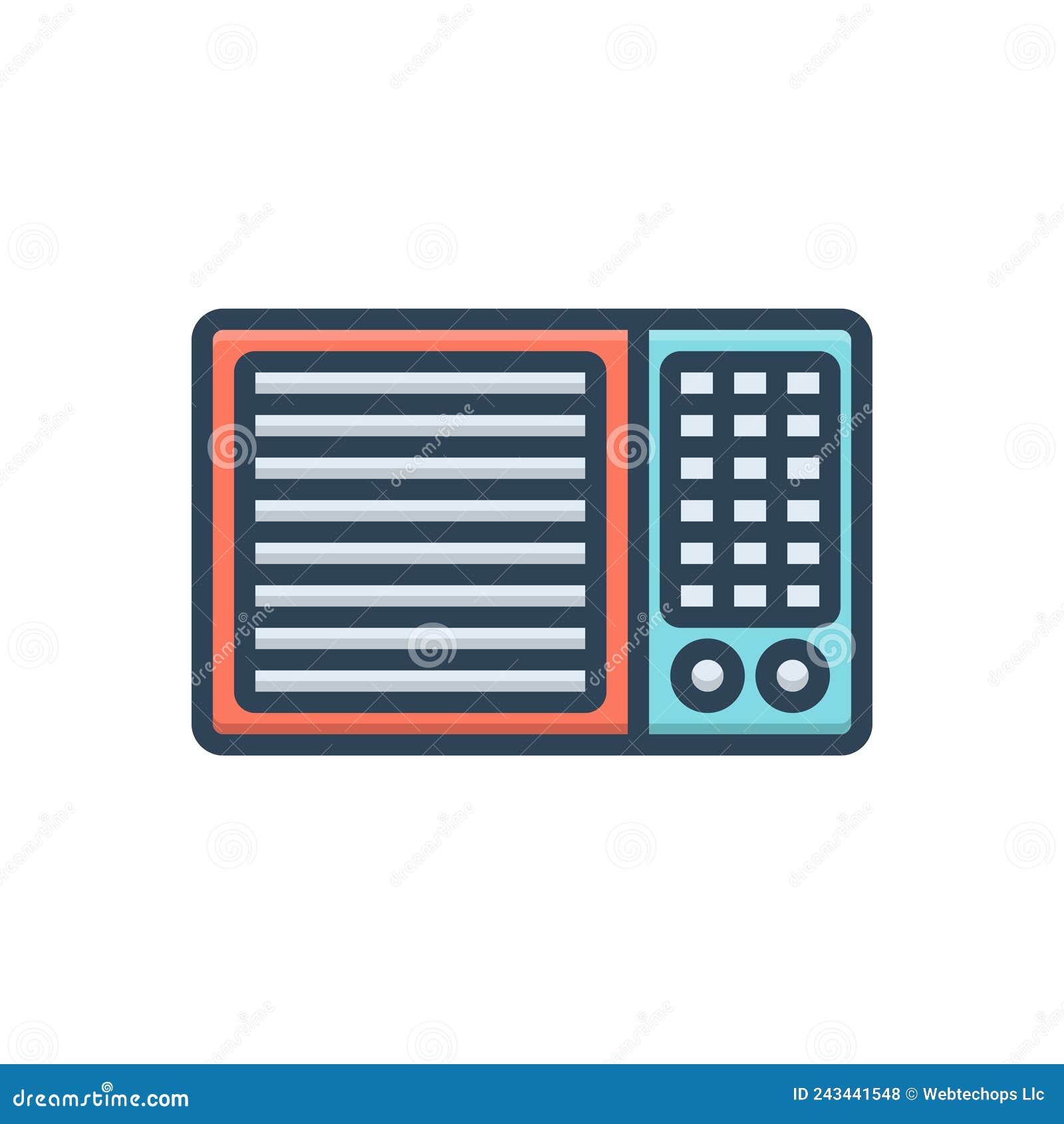 Color Illustration Icon for Air Conditioning, Warmth and ...