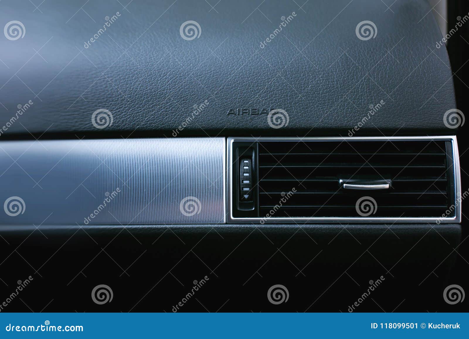 Air Conditioning Inside a Car. Climate Control AC Unit in the New Car ...