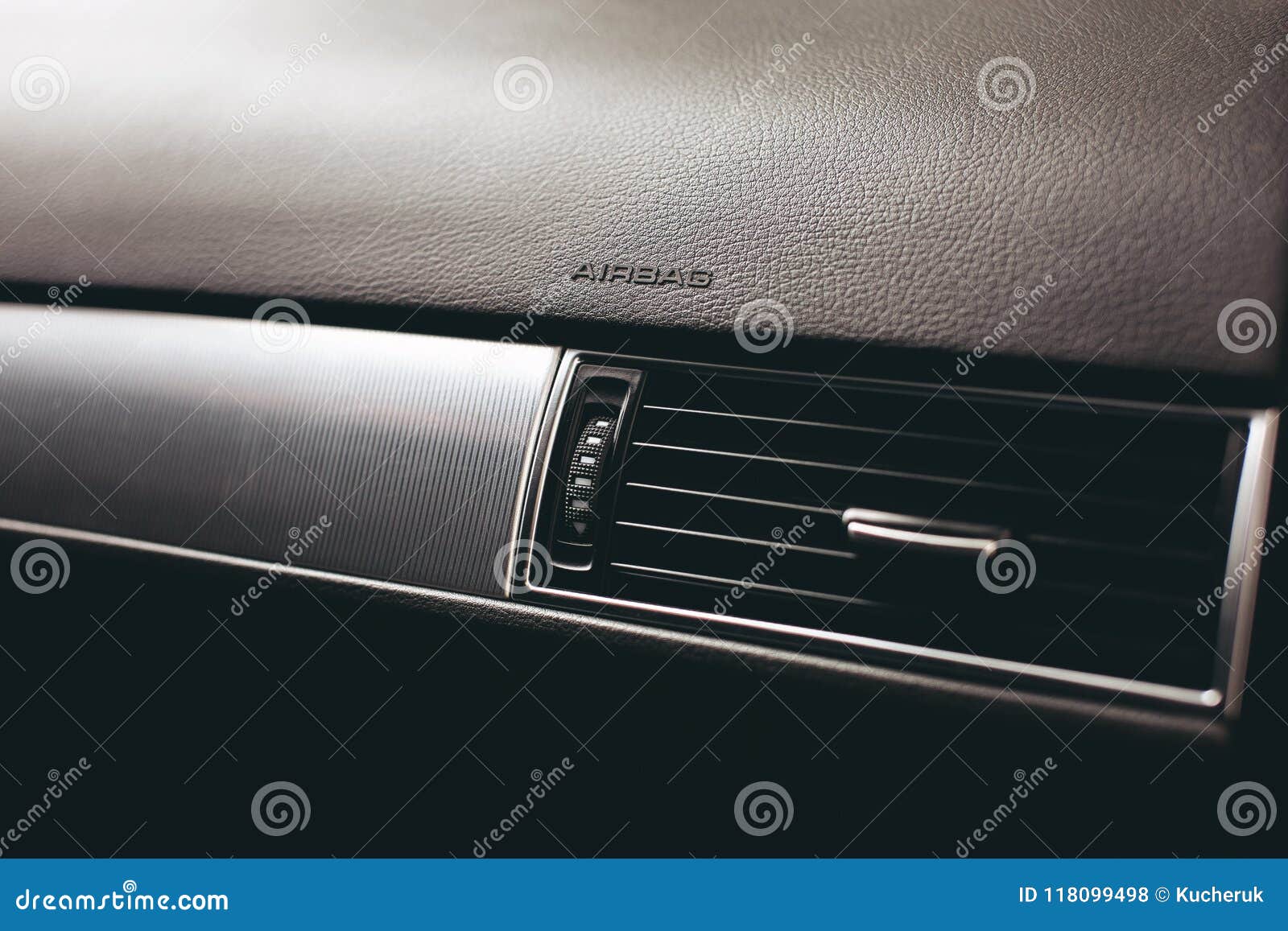 Air Conditioning Inside a Car. Climate Control AC Unit in the New Car ...