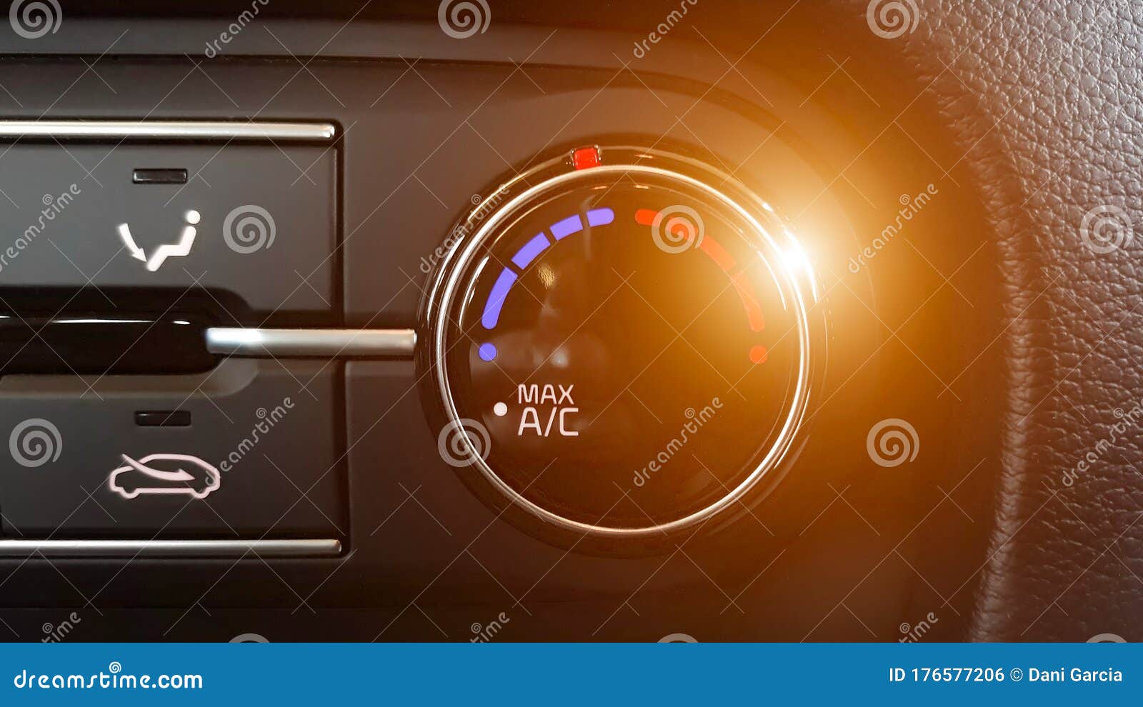 Air conditioning selector. stock photo. Image of technology - 176577206