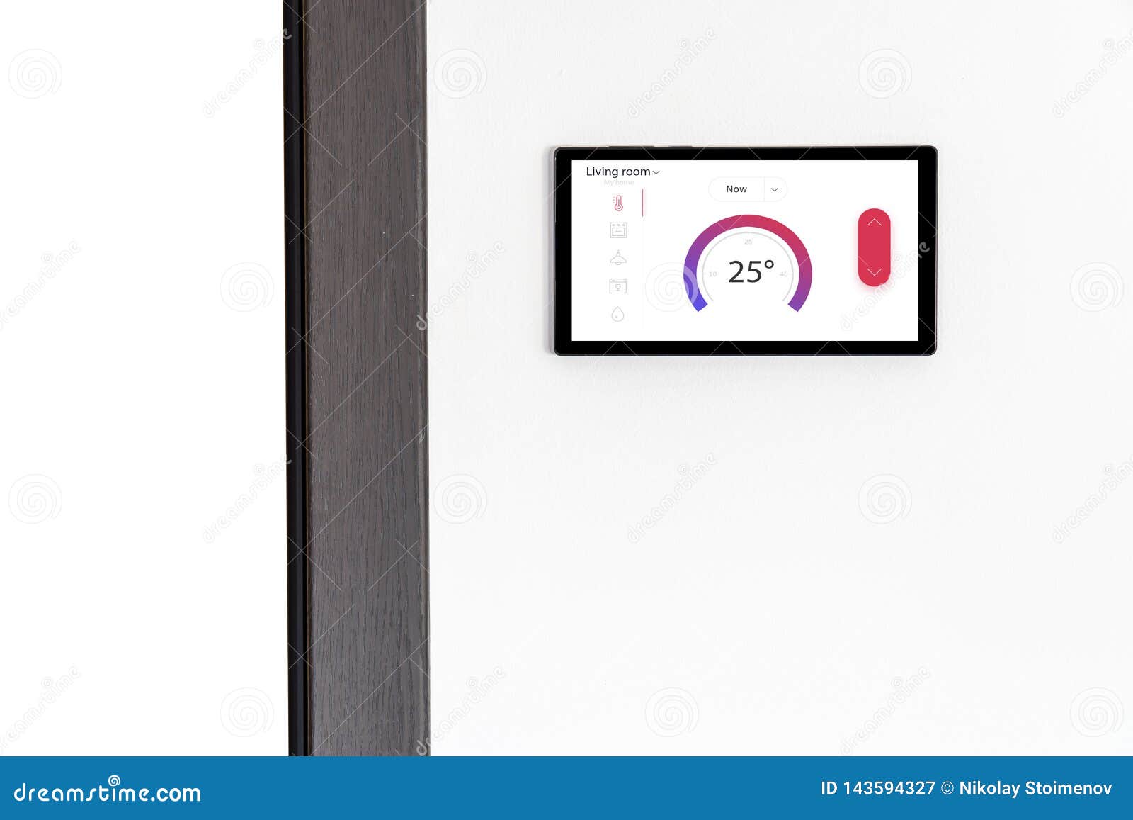 Air Conditioning Smart Control Concept Stock Image - Image of ...