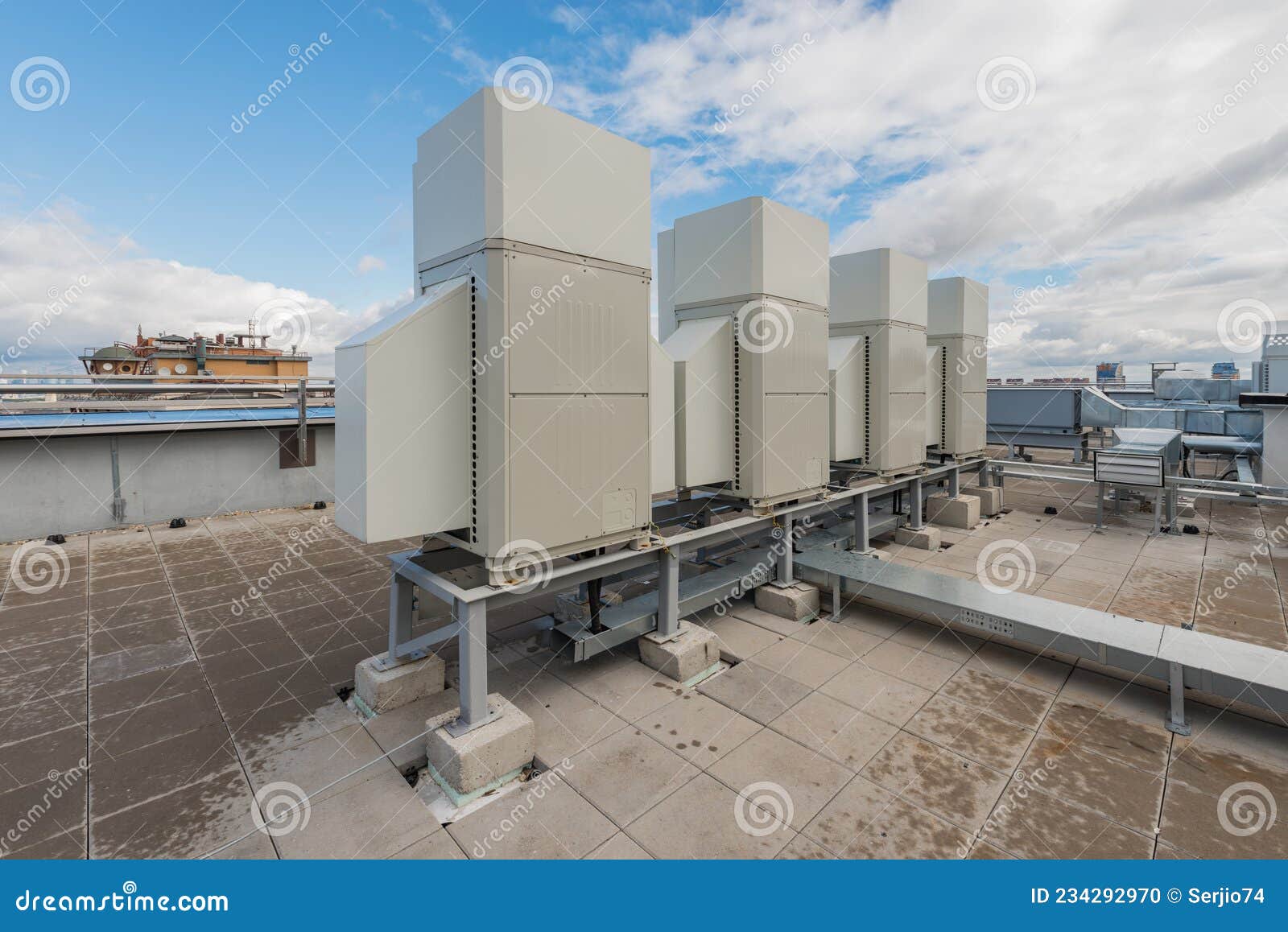 Air Conditioning System Assembled and Installed on the Building Stock ...