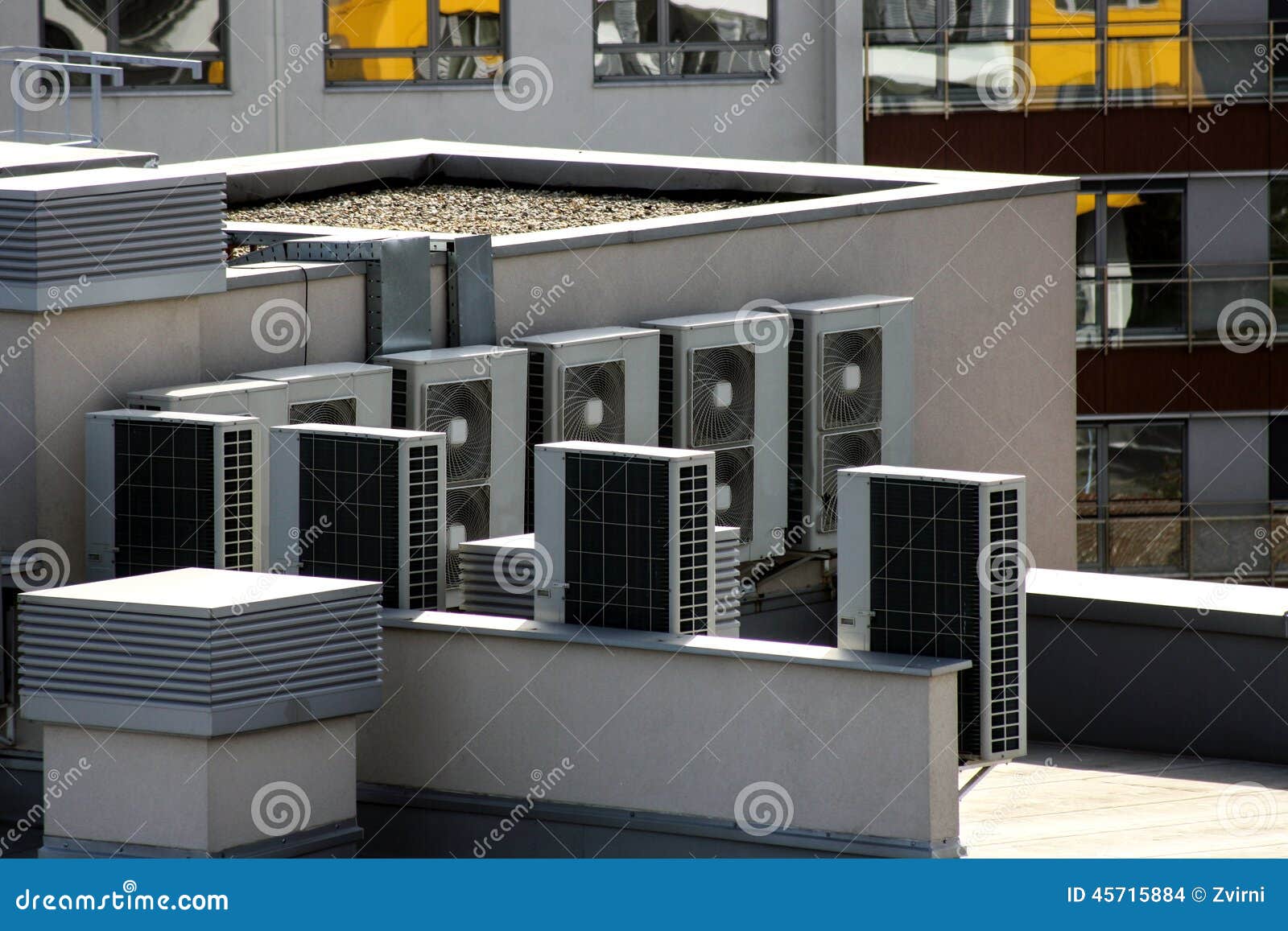 Air conditioning system stock photo. Image of heat, industry - 45715884