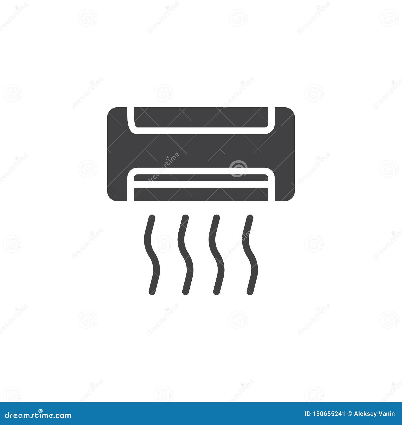 Air Conditioning Vector Icon Stock Vector - Illustration of filled ...