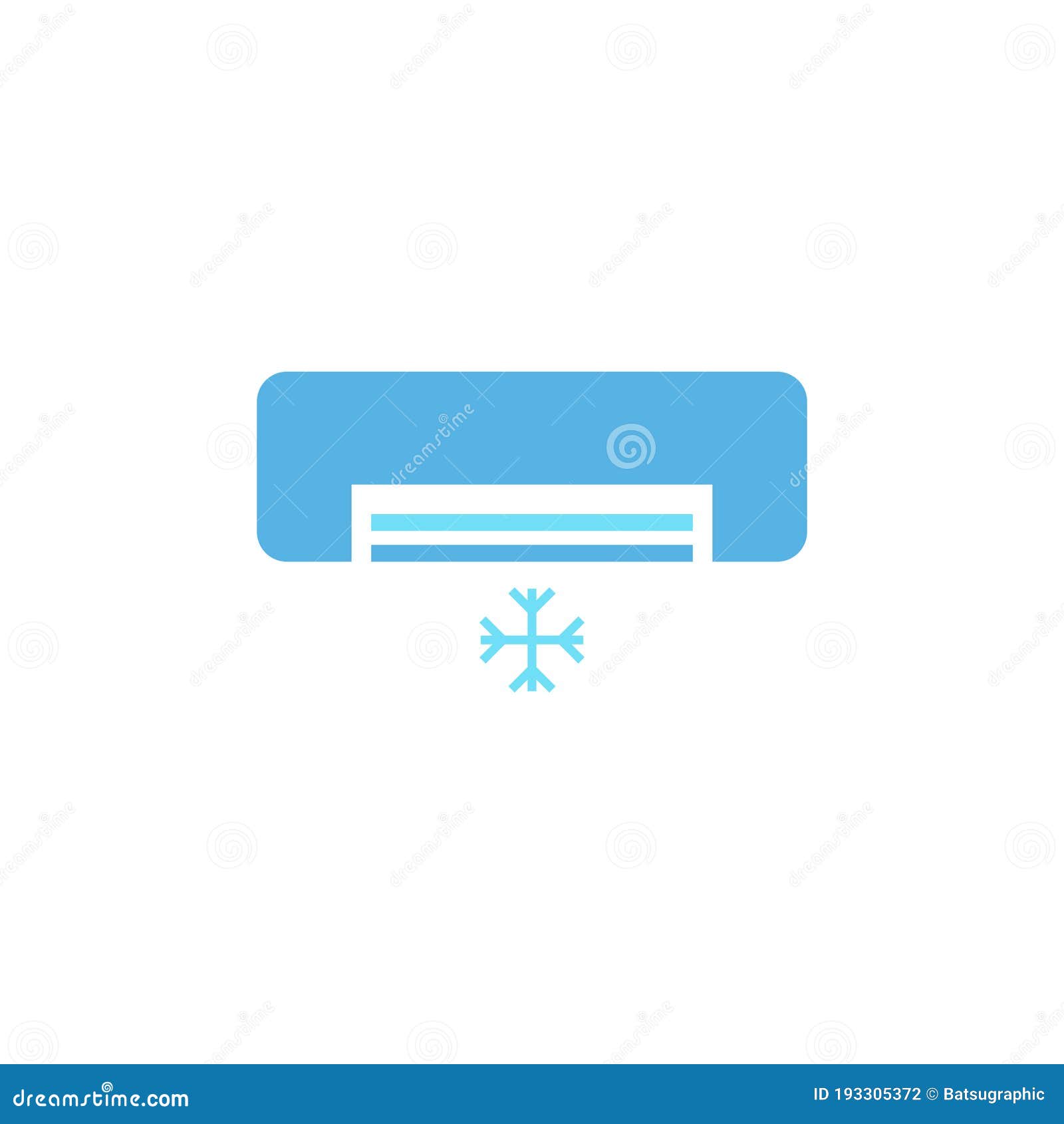 Air Conditioning Vector Icon Logo Design Stock Vector - Illustration of ...