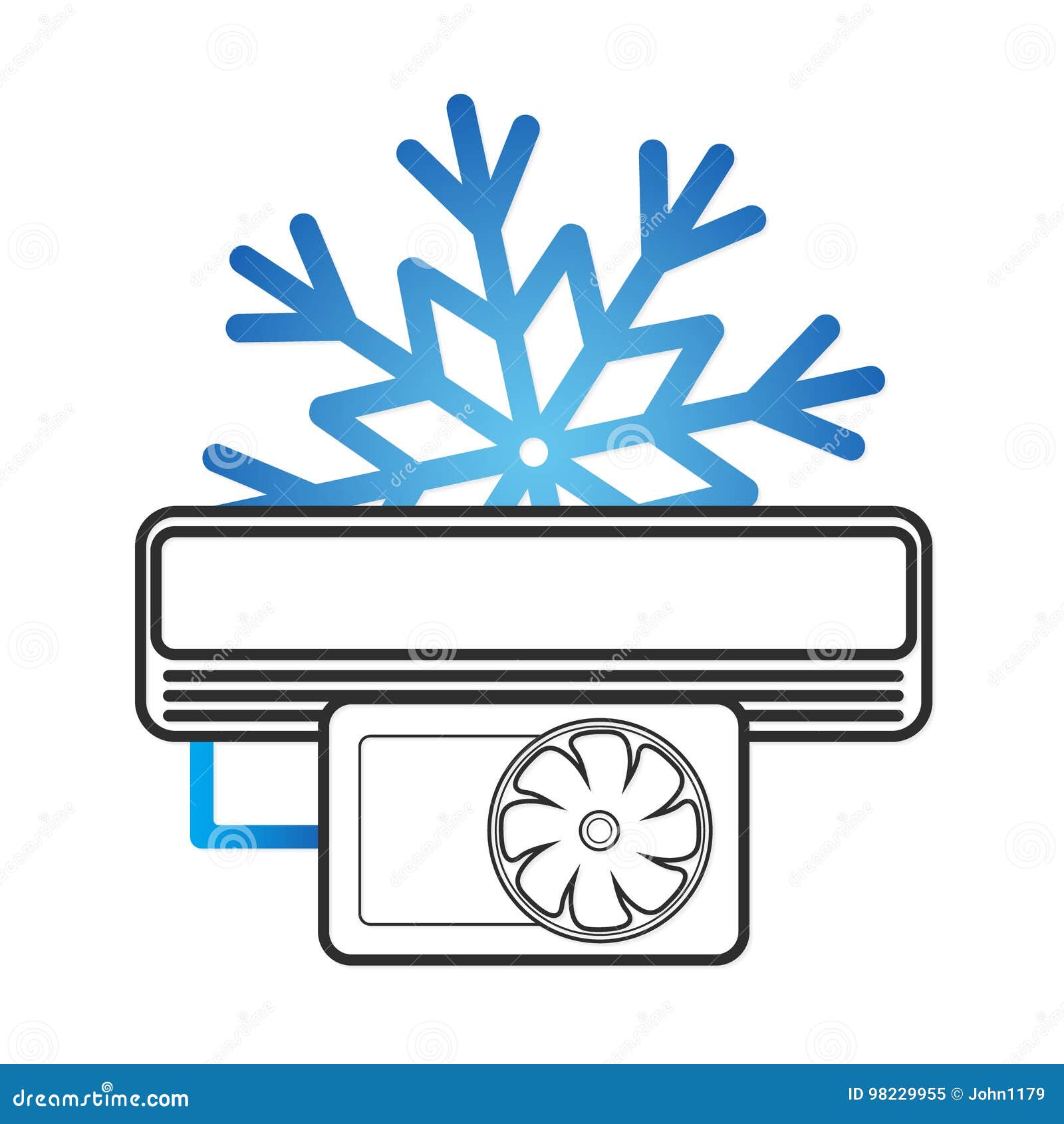 Air Conditioning Vector Line Icons. Temperature, Humidity, Drying ...