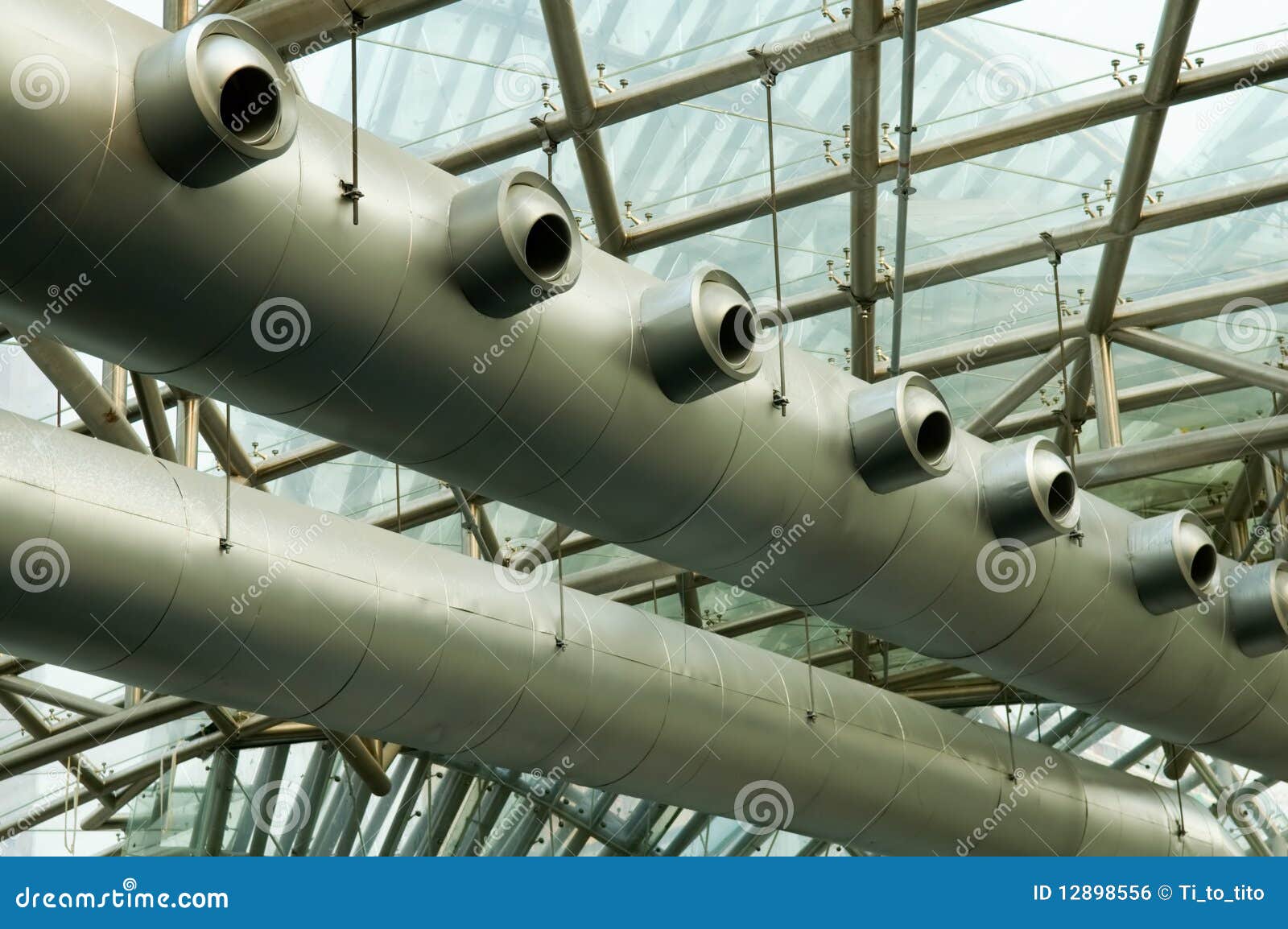 Air Conditioning and Ventilation Stock Photo - Image of architecture ...