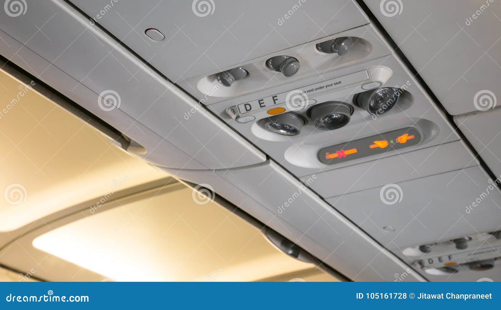 Air Control Knobs,light for Belt Warning Signals and Non-smoking on the ...