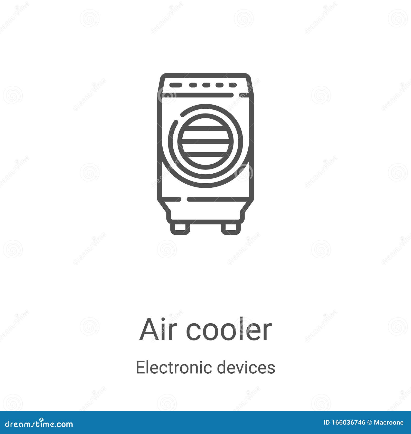 Air Cooler Icon Vector from Electronic Devices Collection. Thin Line ...