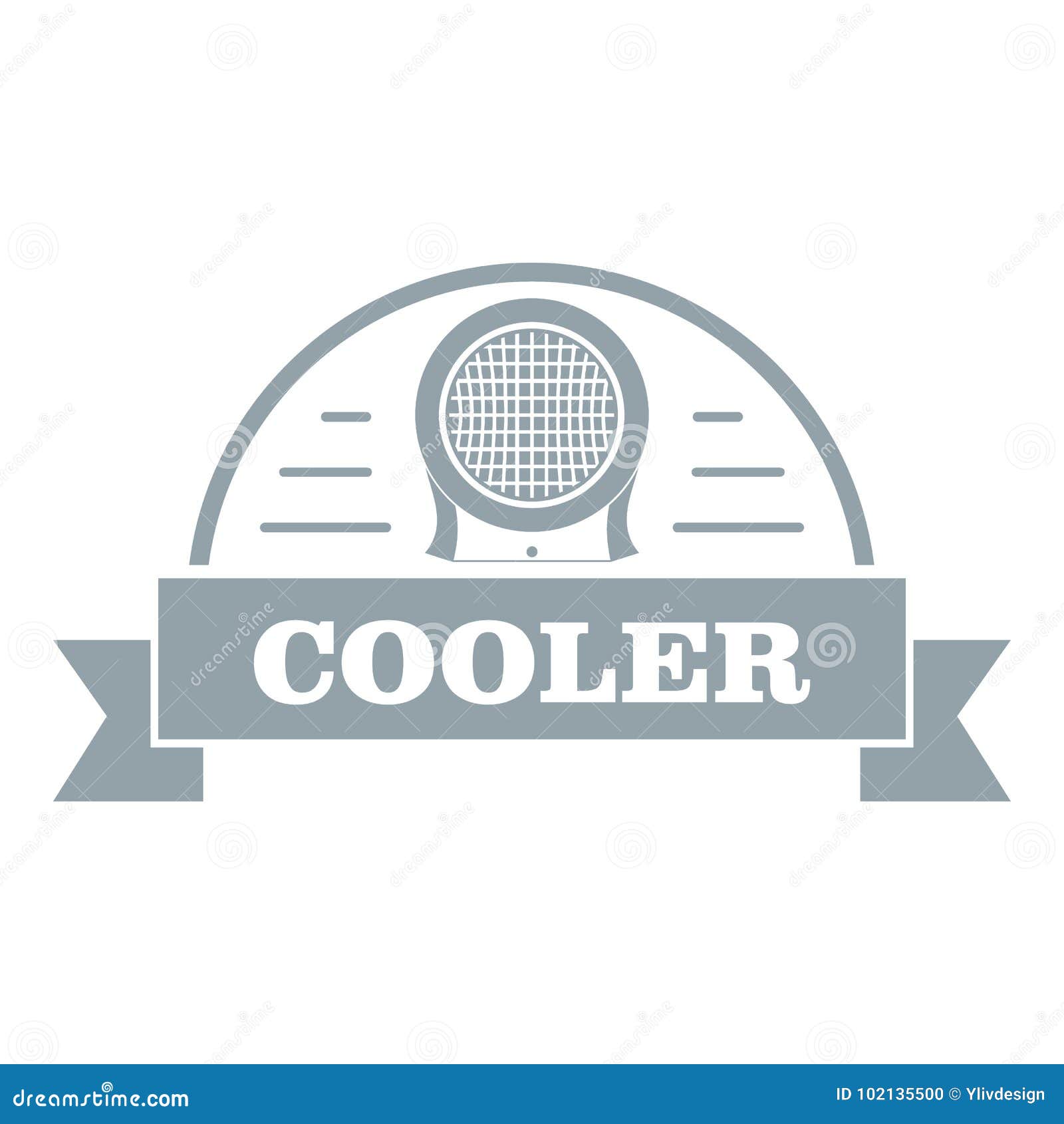 Air Cooler Logo, Simple Gray Style Stock Vector - Illustration of home ...