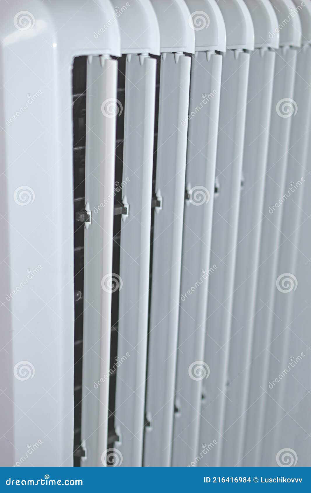 Air Cooler Radiator Air Conditioner with Air Flaps Stock Photo - Image ...