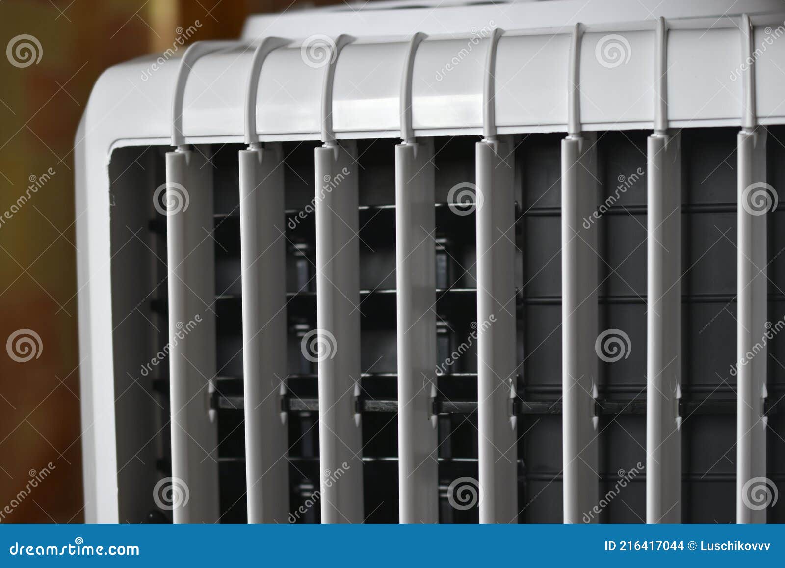 Air Cooler Radiator Air Conditioner with Air Flaps Stock Photo - Image ...