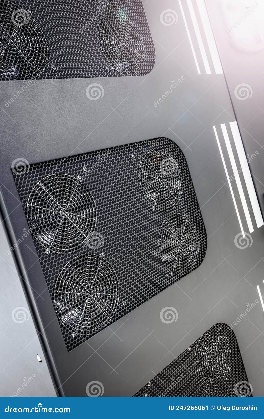 The Air Cooling System of the Controlled Switchboard, System Units and ...